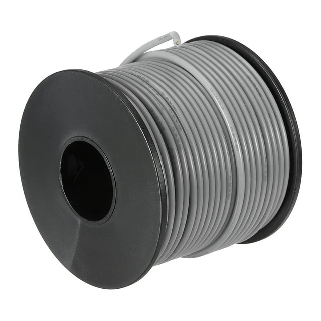 Silicone Wire 18AWG 18 Gauge Flexible Tinned Copper Standard High-Temperature Hookup Wire Grey ...