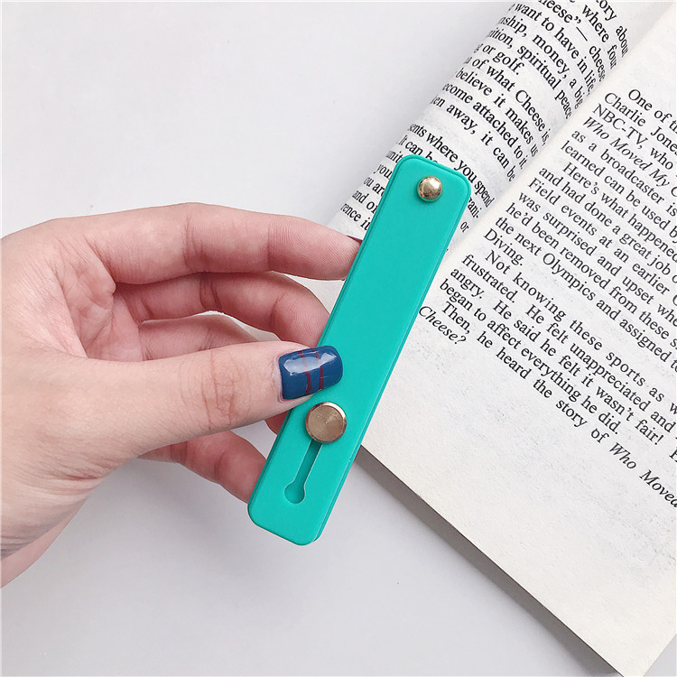 Silicone Wristband Finger Ring Grip Mobile Phone Holder Stand Push Pull ...
