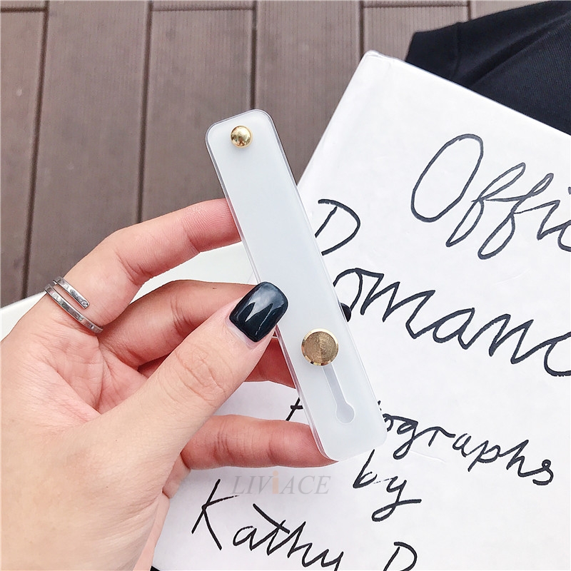 Silicone Wristband Finger Ring Grip Mobile Phone Holder Stand Push Pull ...