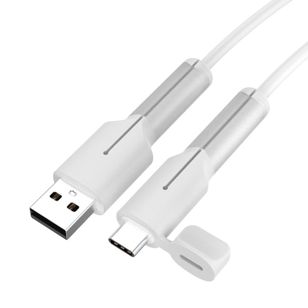 Silicone and Plastic Data Cable Protective Sleeve for Mirco/Type-c ...