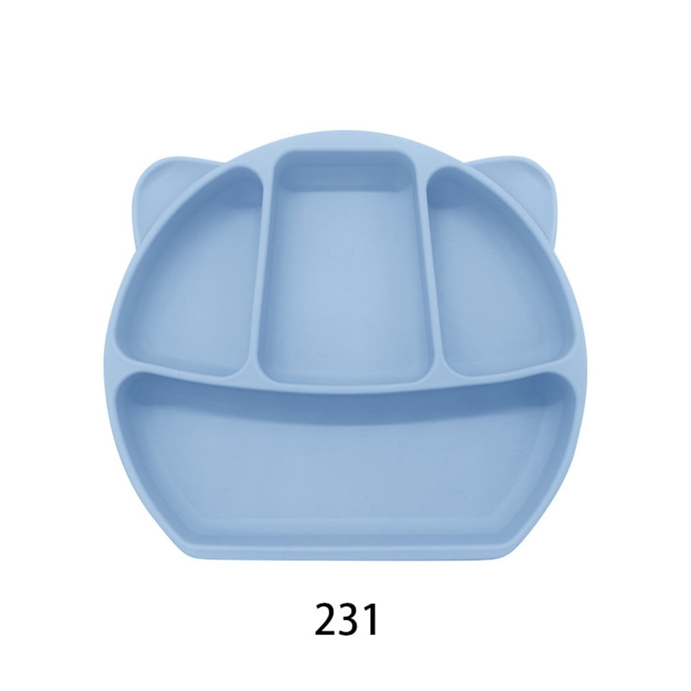 Silicone complementary food suction cup baby and toddler meal tray ...