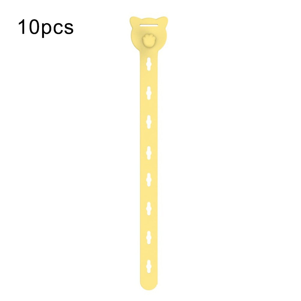 Silicone data cable storage silicone cable tie multifunctional reusable ...