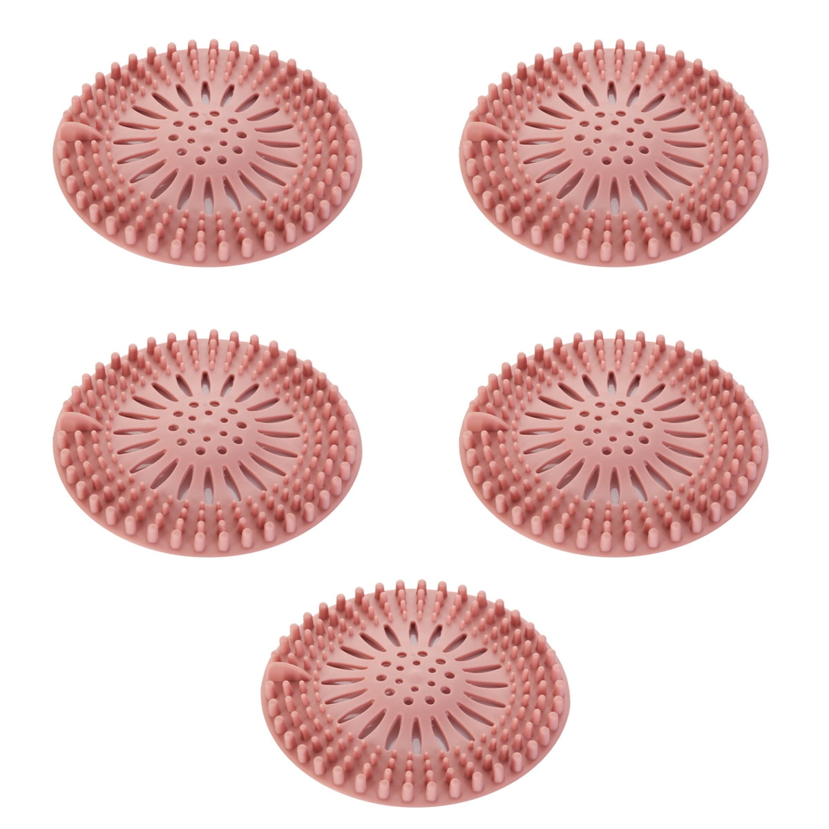 Silicone hair plug Shower drain cover easy to install and clean set ...