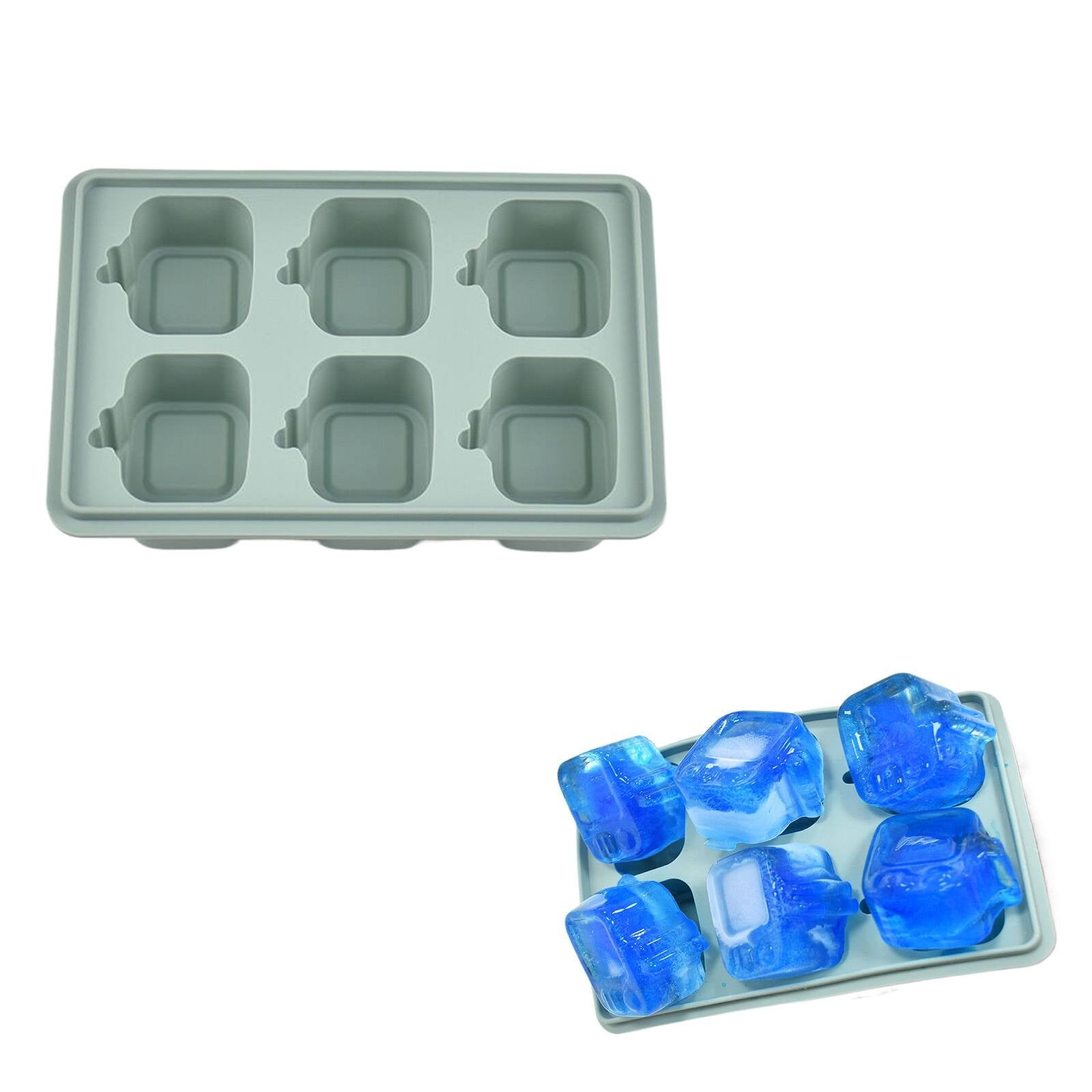 Silicone ice cube with a lid|Television Shaped Ice Cube Trays 3D Ice ...