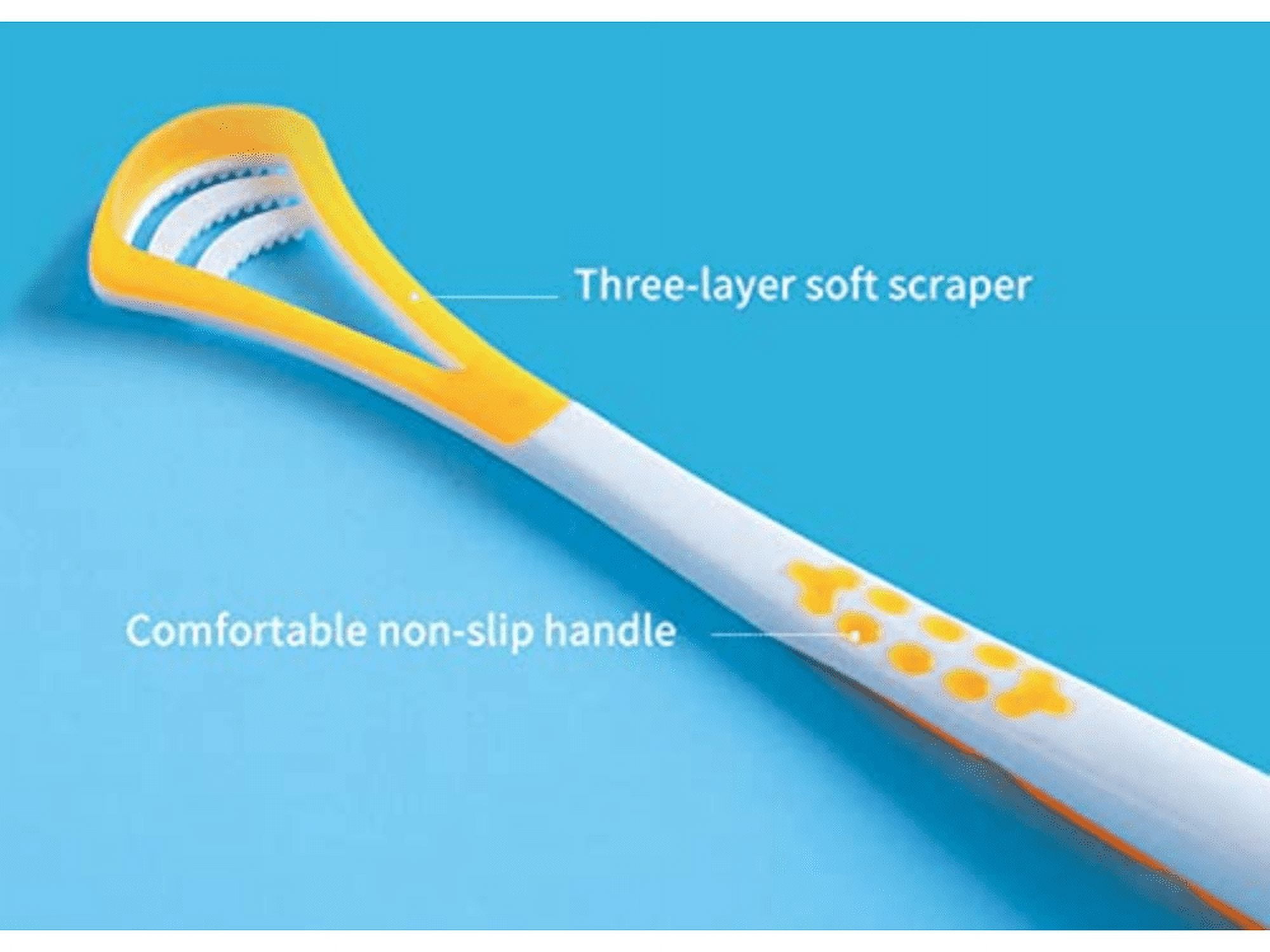 Silicone tongue scraper Tongue cleaner - Walmart.com