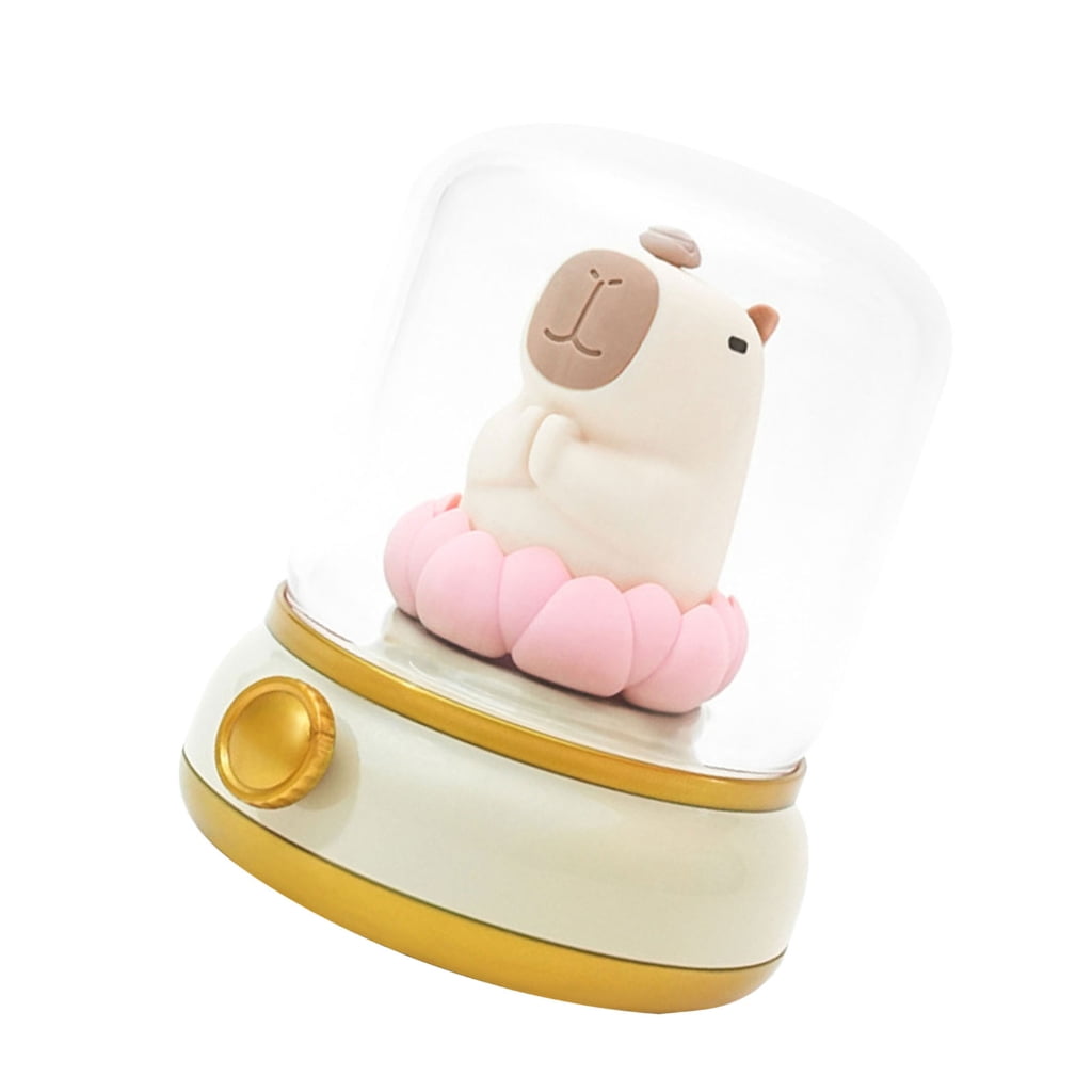 Silicones Capybara Figurine Rechargeable LED Night Light for Vintage ...