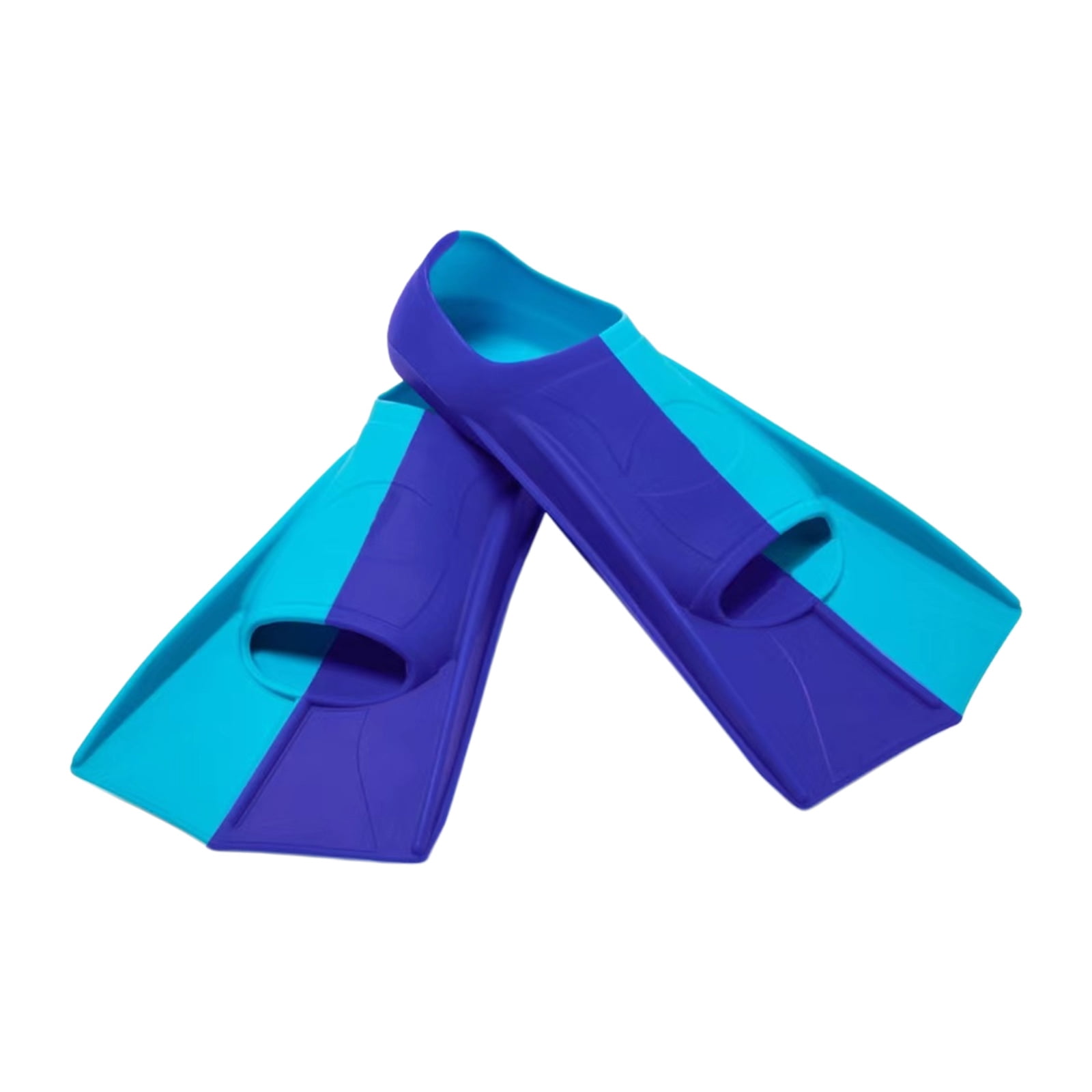 Silicones Fin Swim Training Snorkels Short Diving Flippers for Enhances ...