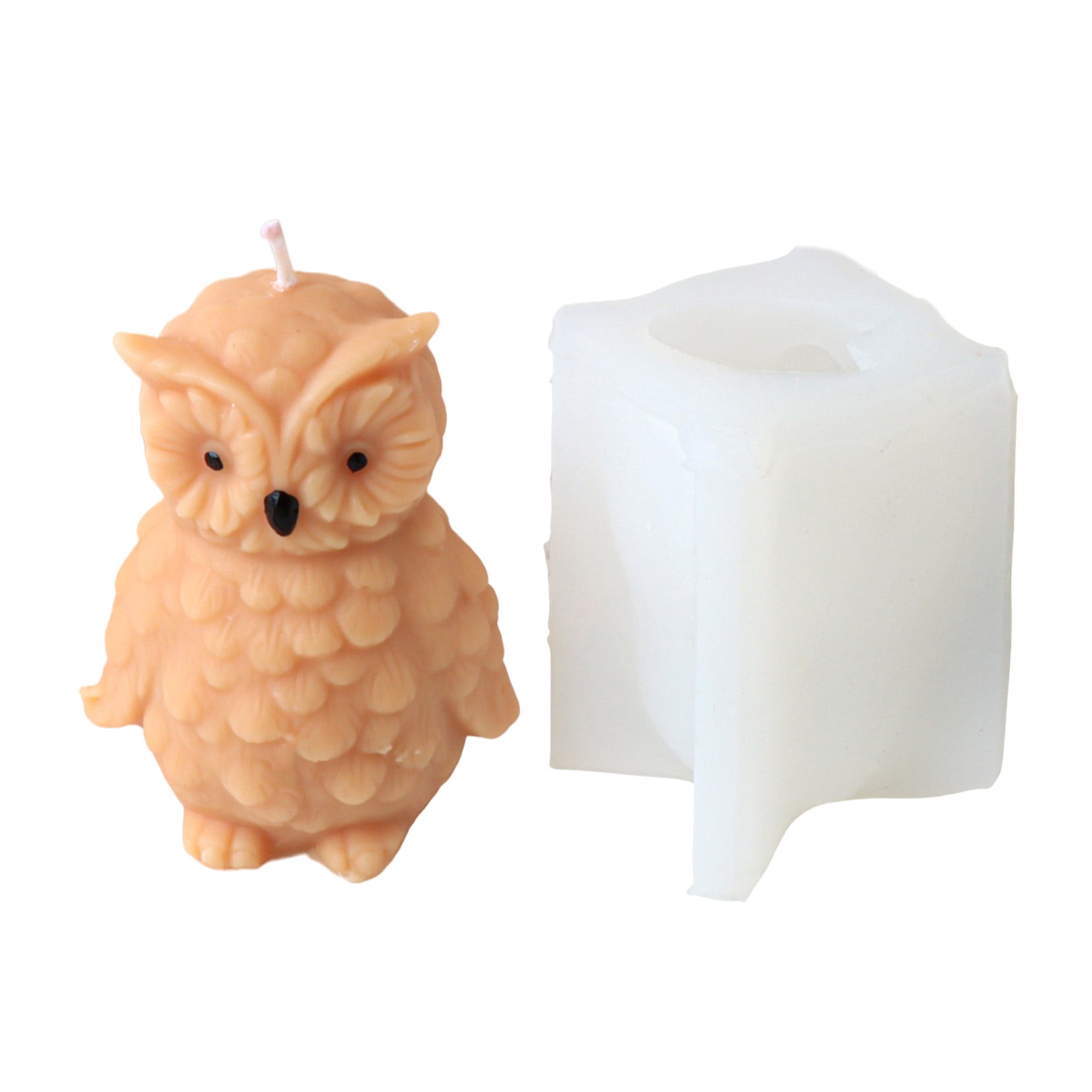 Silicones Mould Standing Owl Molds Parrot Castings Mould Ornament Molds ...