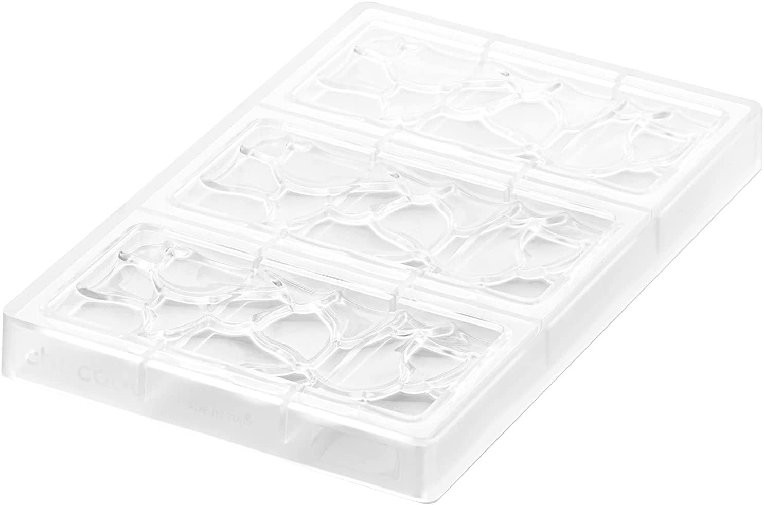 Silikomart Goccia-T Clear Tritan-Plastic Chocolate Mold with 3 Tablet ...