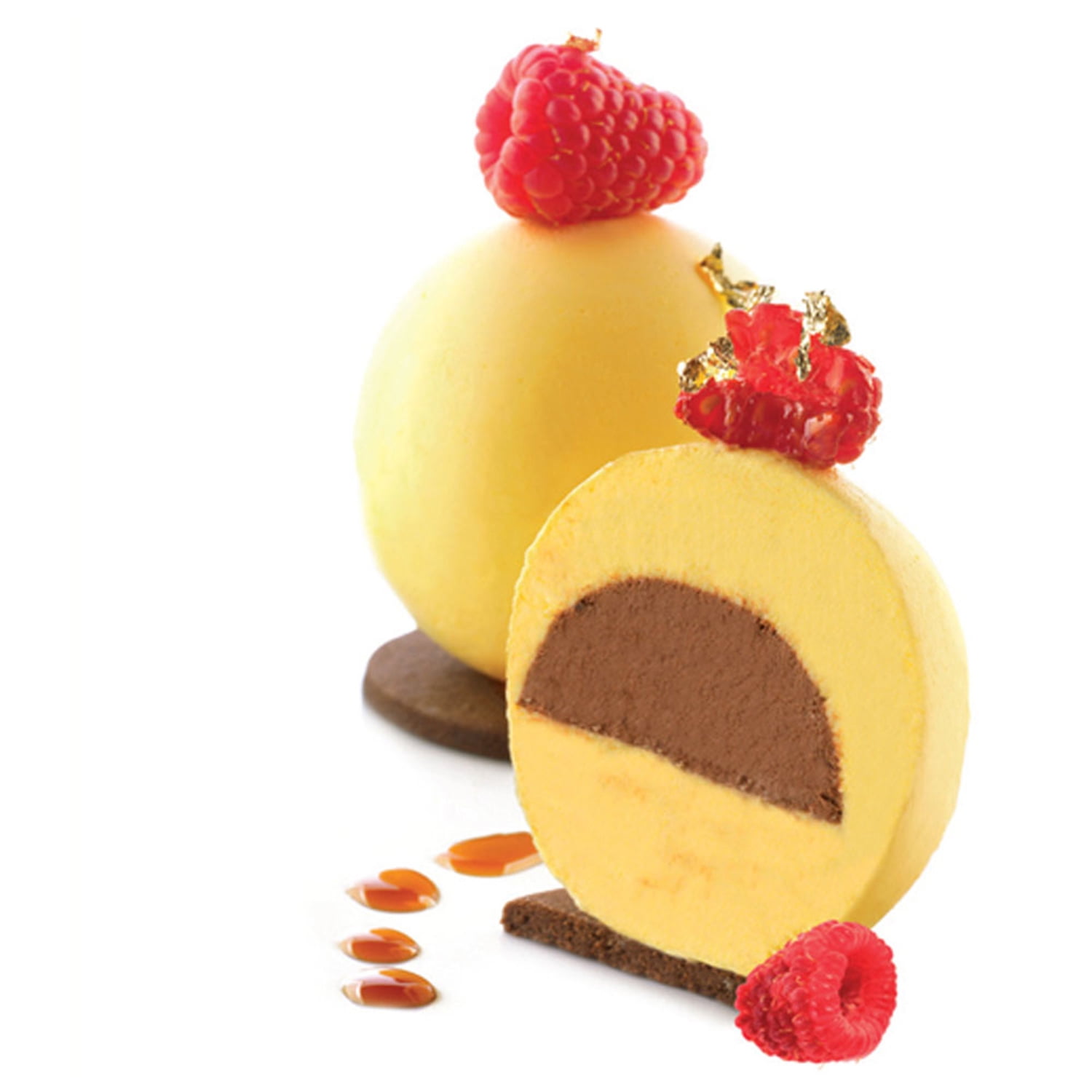 Silikomart Silicone Sphere Mold, Transparent Top with 5 Cavities, Each ...