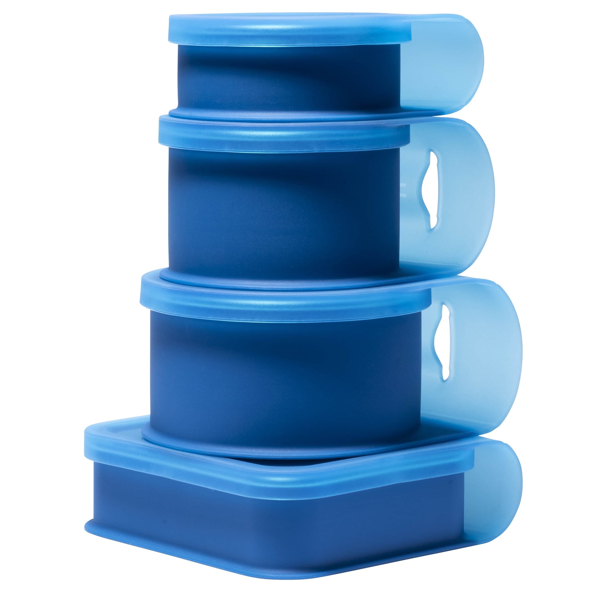 Silipint: Silicone Go Go Bowls: Set Of 4: Deep Pool - Sizes: 10, 20, 30 ...