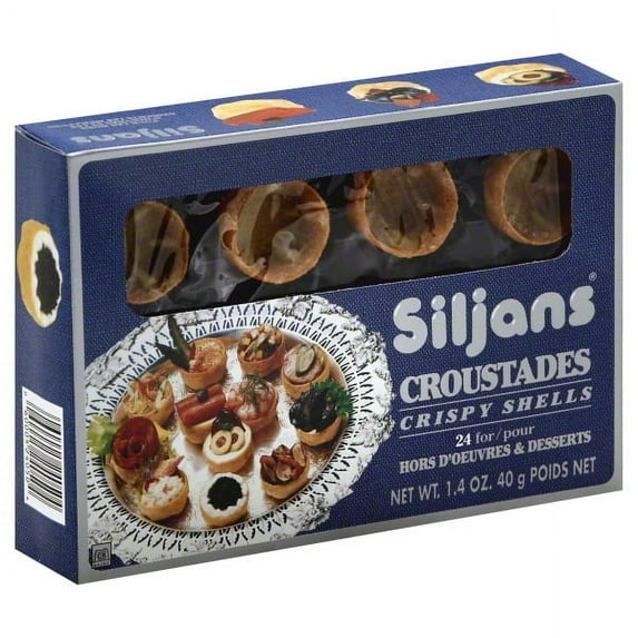 Siljans Crispy Shells, 24 Count, Perfect for Hors D'Oeuvres and ...