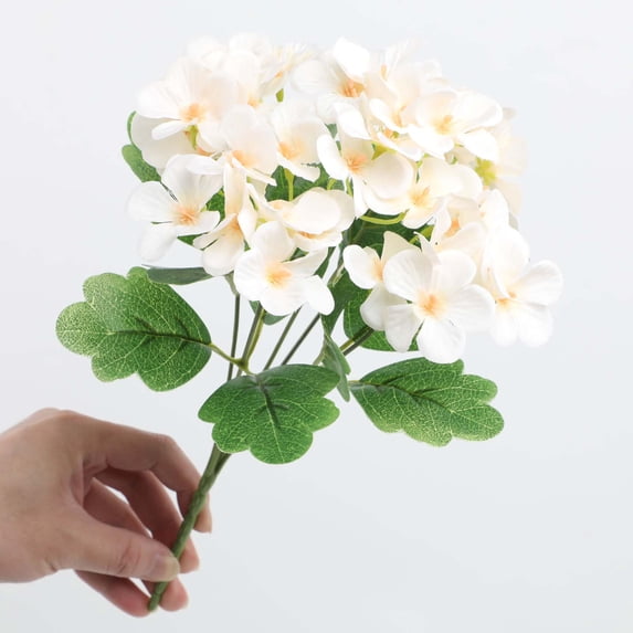 Silk Artificial Flowers - Faux Floral 31x18cm Realistic Fake Plants ...