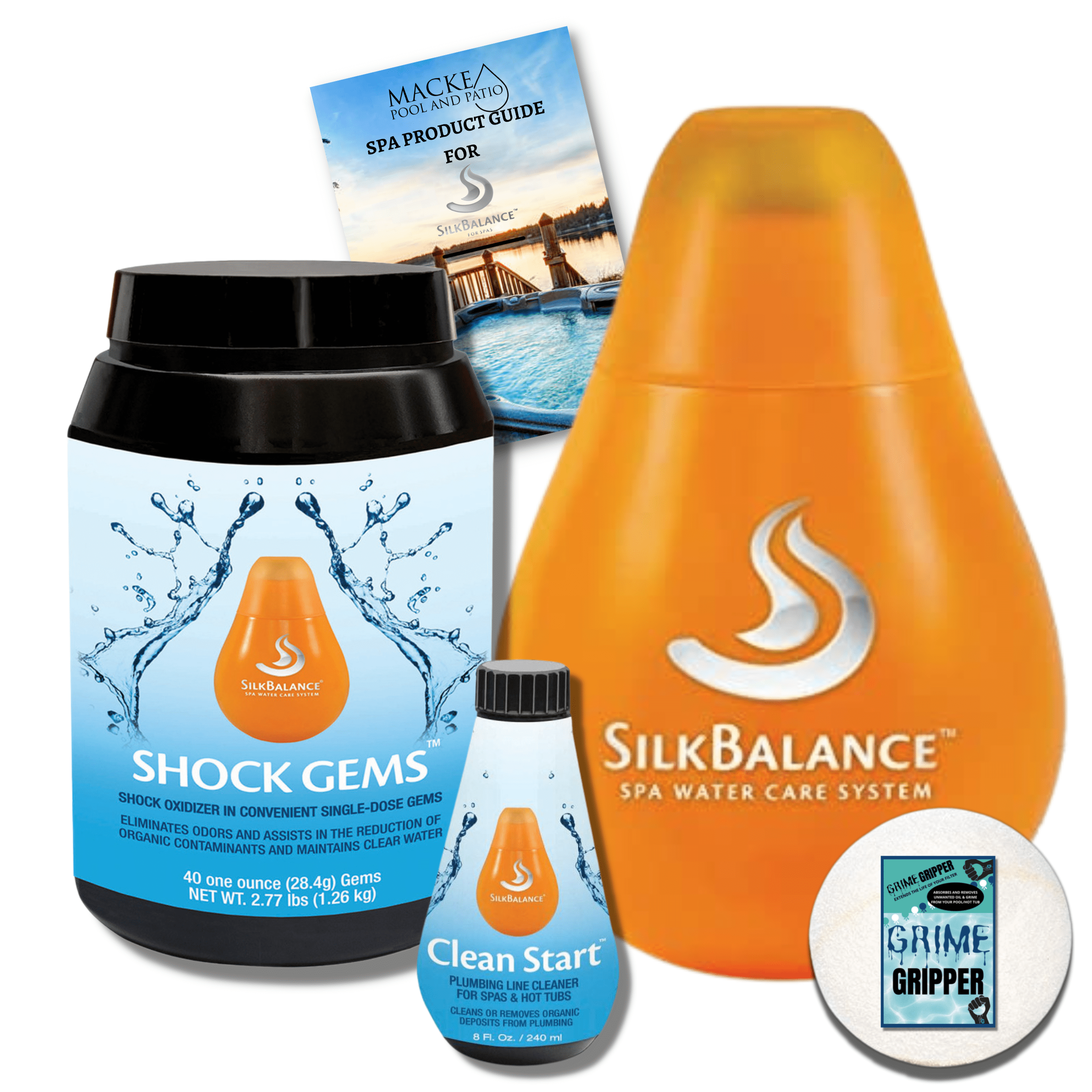 Silk Balance All-In-One Hot Tub Welcome Kit with Macke Pool Spa Guide ...