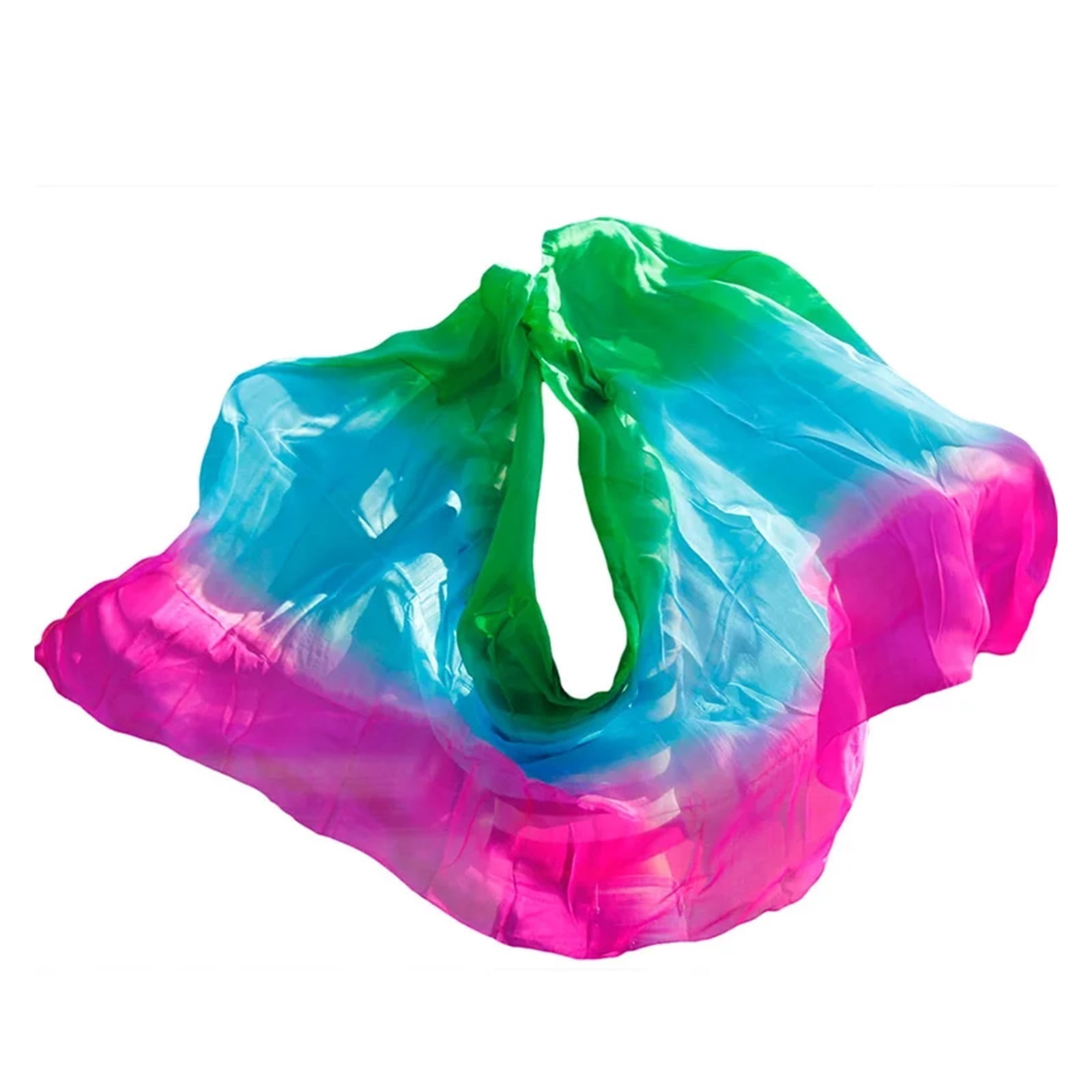 Silk Belly Dance Props Veil Women Dance Accessories Veil Hand Dyed 200 ...