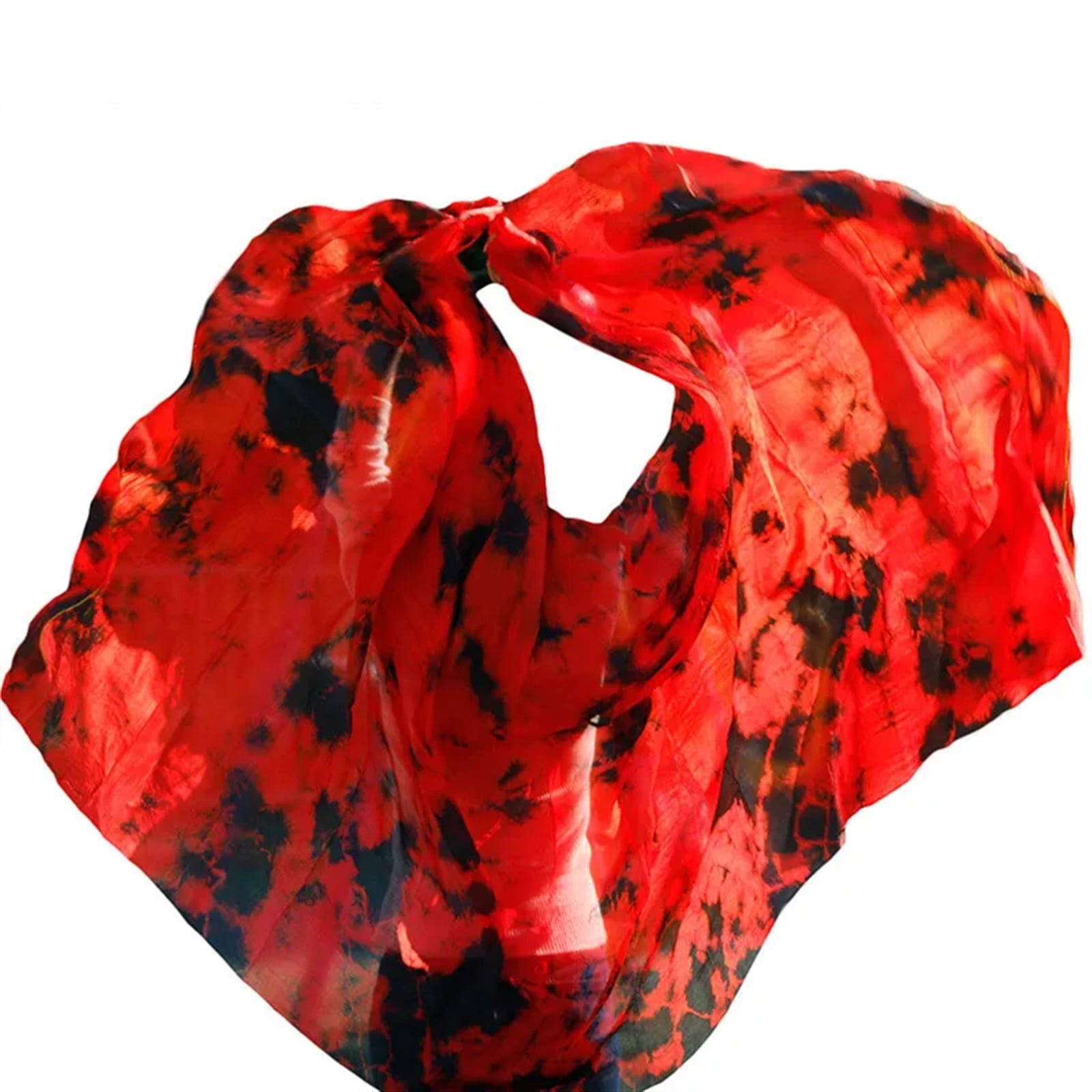 Silk Belly Dance Veil Bellydance Veil Shawl Scarf Dancing Practice ...