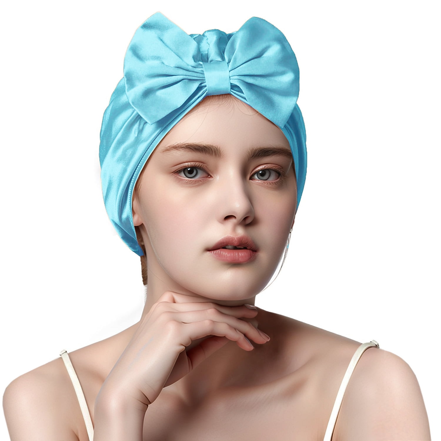 Silk Bonnet 100% Pure Mulberry Silk Sleep Cap Womens Natural Silk ...