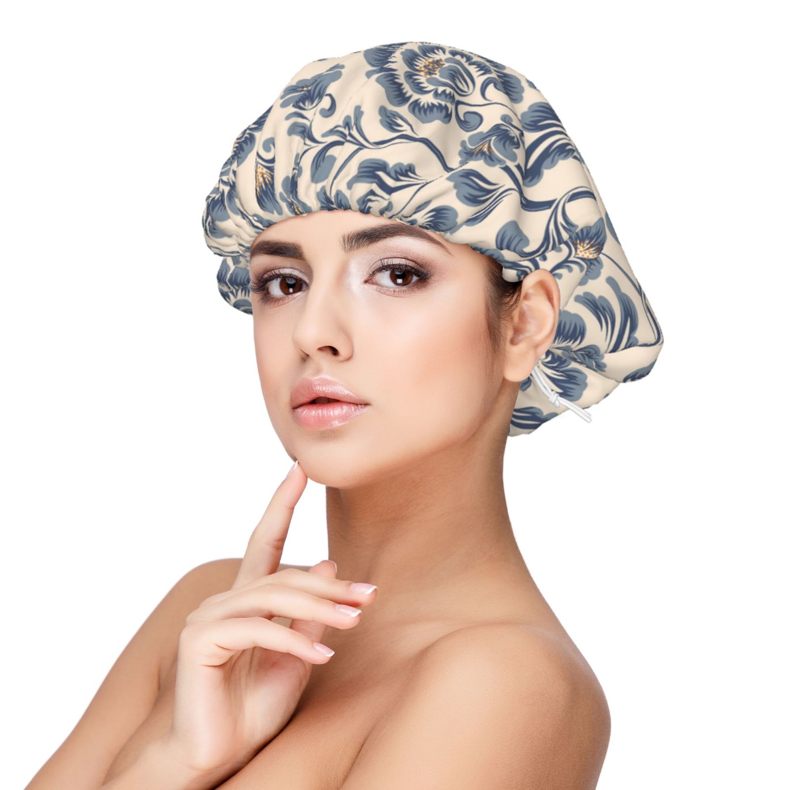 Silk Bonnet for Sleeping Women Men, Paisley Pattern No.9078 Kawaii ...