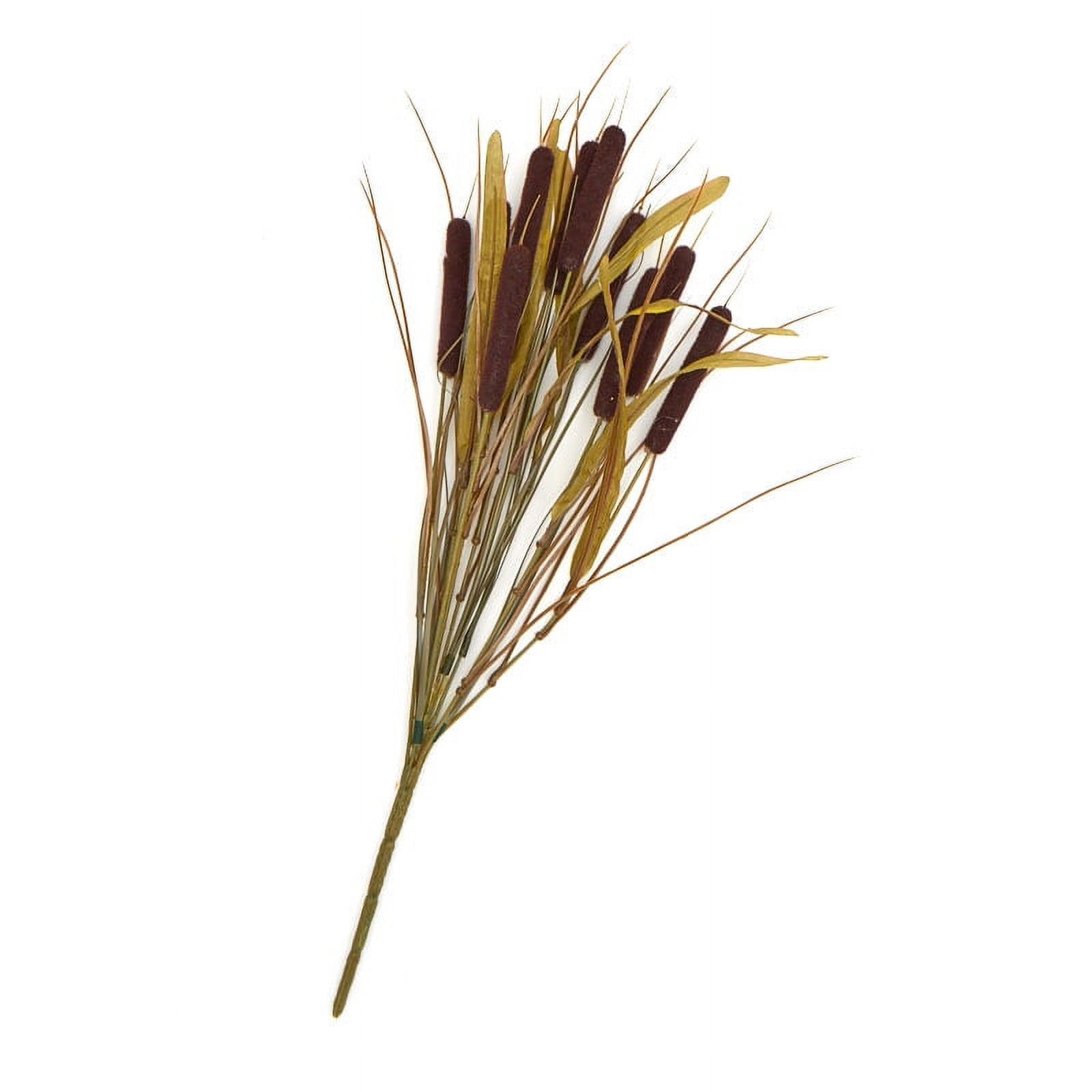 Silk Cattail and Grass Bush - for Indoor Fall Decor - Factory Direct ...