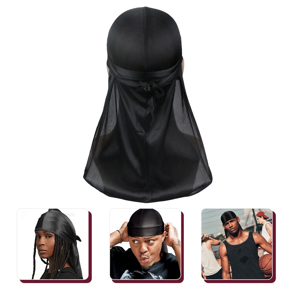 Silk Durag Silky Durag Long Tail Satin Durag Elastic Durag Headscarf ...