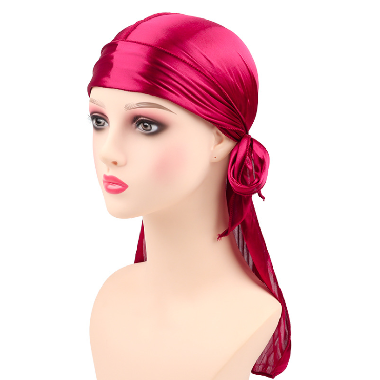 Silk Durag - Smooth Silk Durag for Men & Women, Long Double Wide Straps ...
