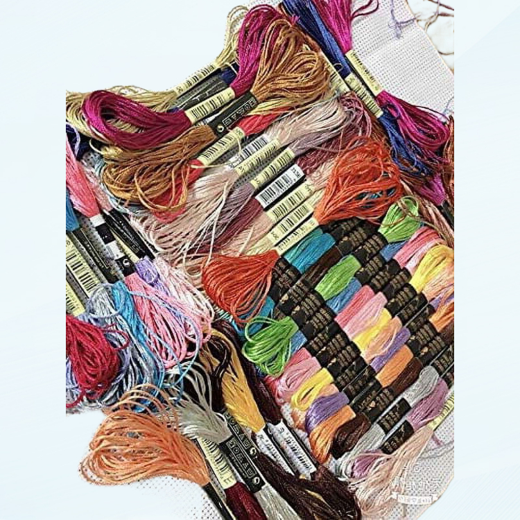 Silk Embroidery Embroidery Thread Silk Floss Handmade Embroidery Cross ...