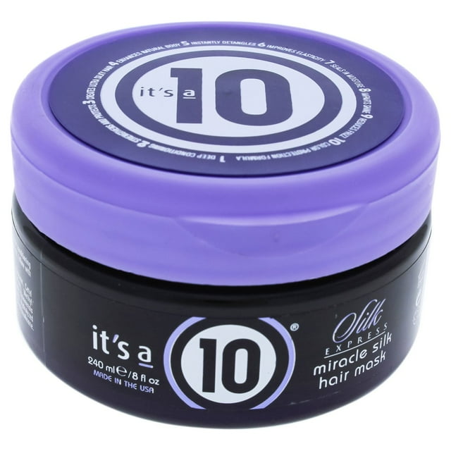 Silk Express Miracle Silk Hair Mask By Its A 10 For Unisex 8 Oz