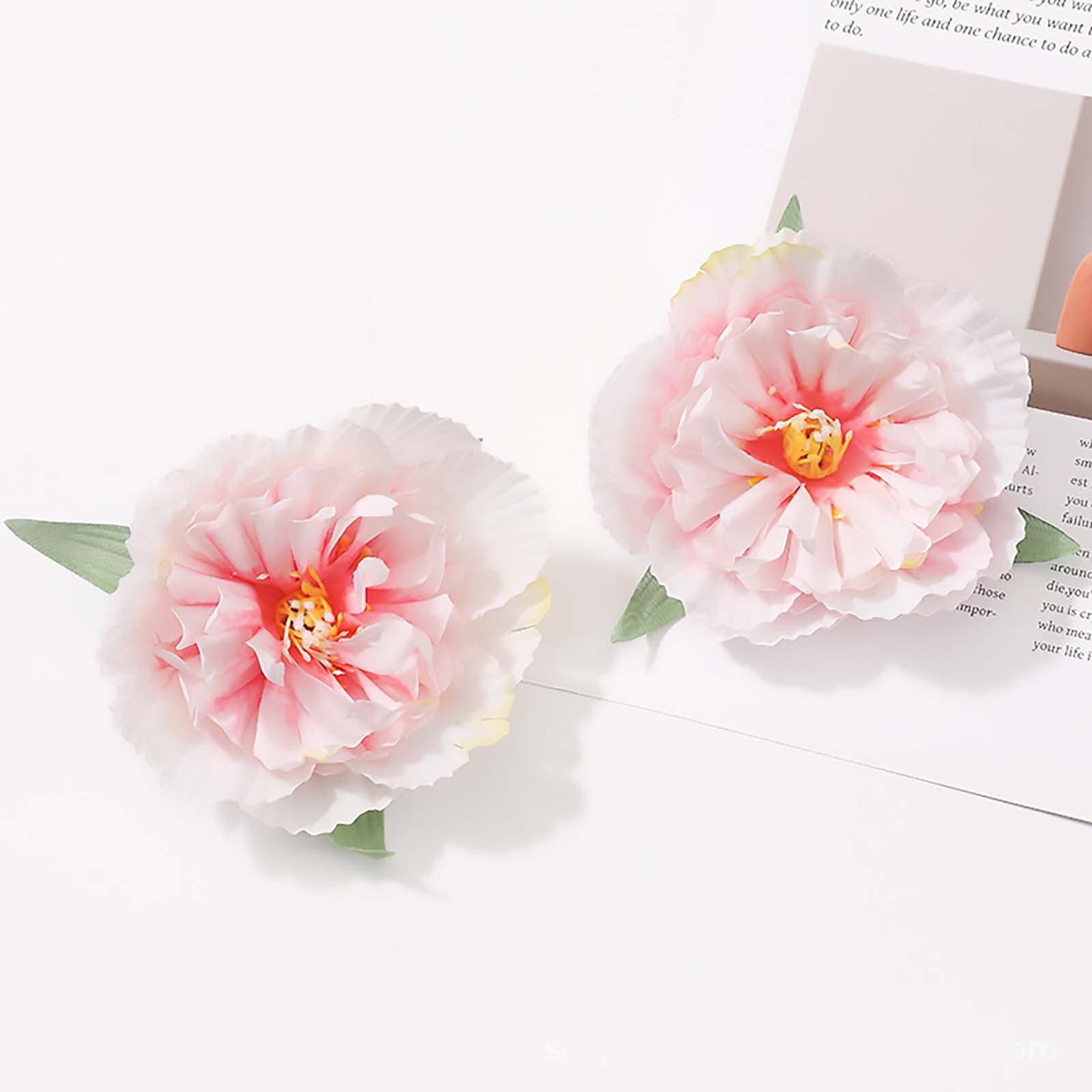 'Silk Flower Head, Fake Flower Decoration, DIY Handmade Material ...