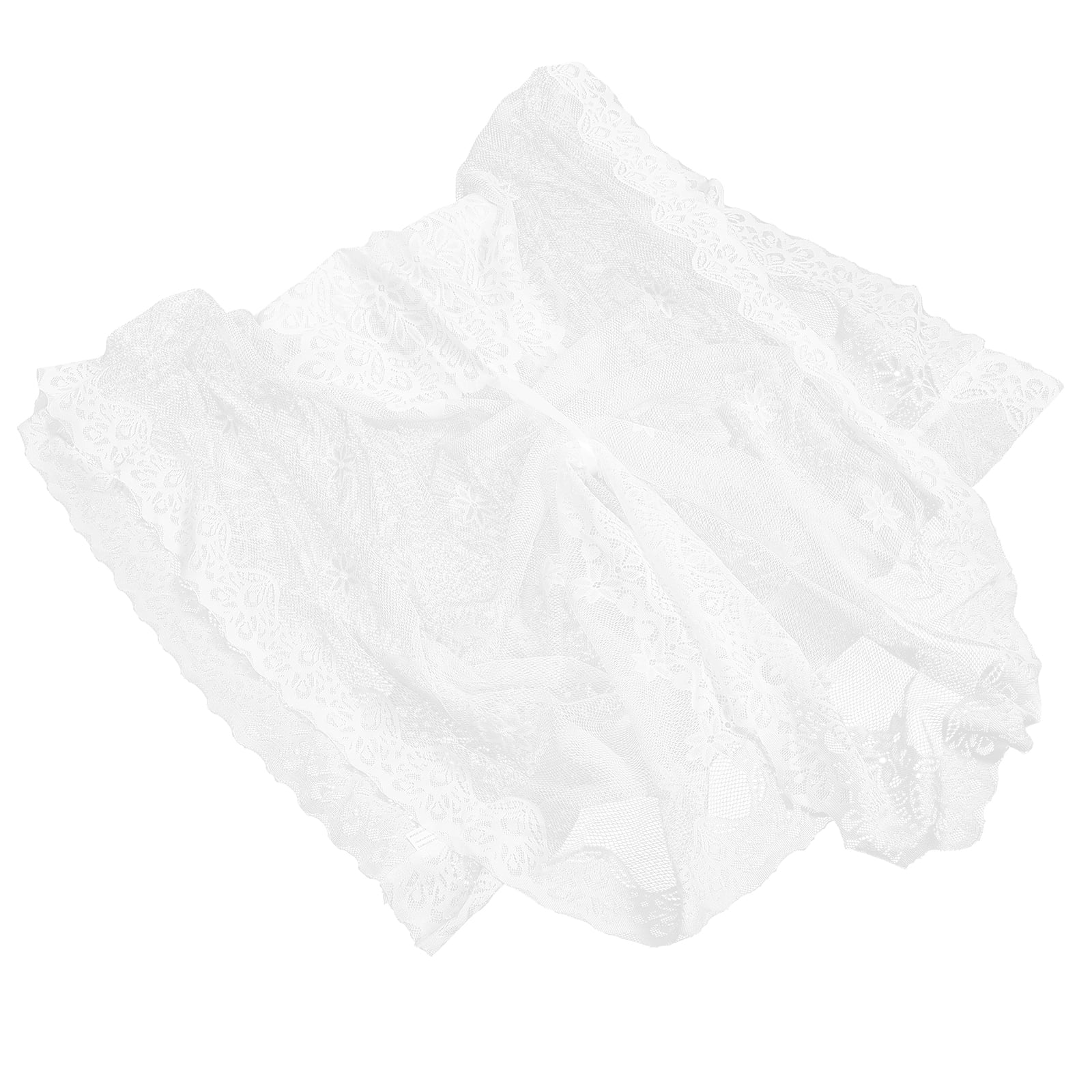 Silk Gauze Door Curtain Kitchen Sheer Lace French Yarn Line Bead ...