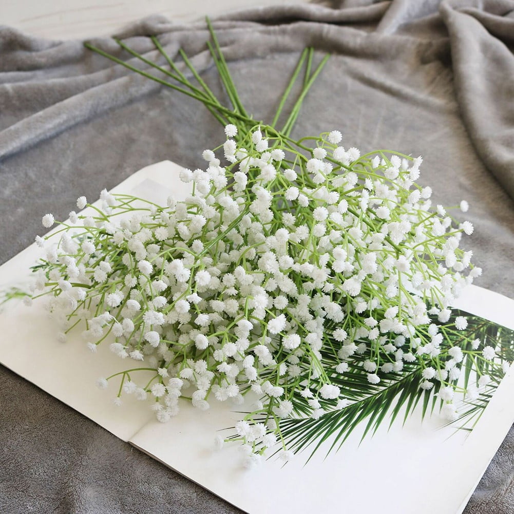 Silk Gypsophila Artificial Flower Bouquet 64Cm Fake Gypsophila For ...