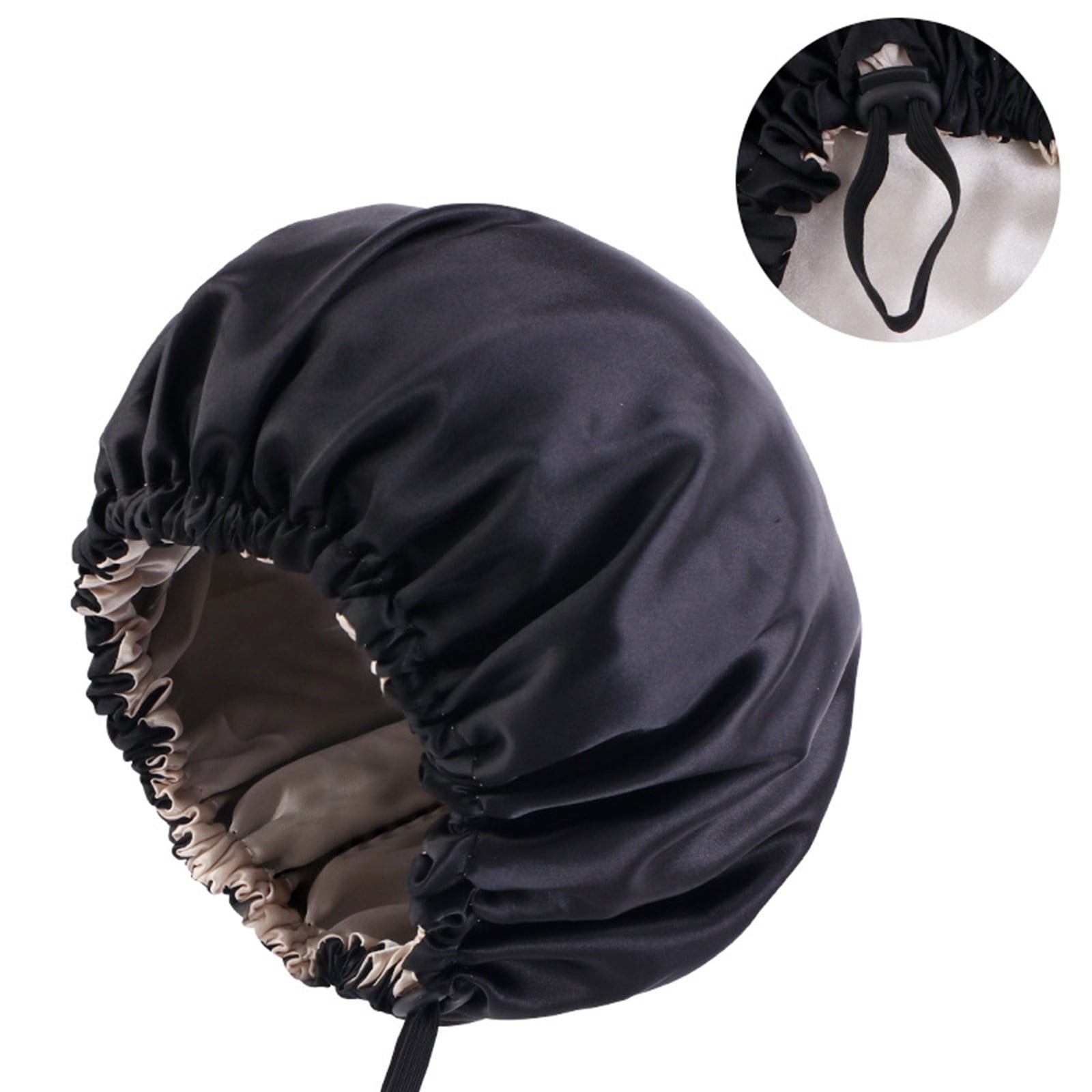 Silk Hair Bonnet Silk Hair Wrap For Sleeping Adjustable Silk Sleeping ...