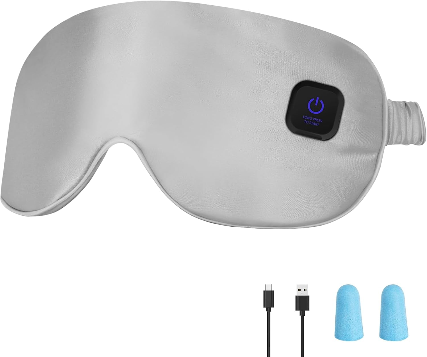 Silk Heated Eye Mask Cordless Rechargebale For Dry Eyes,Warm Eye ...