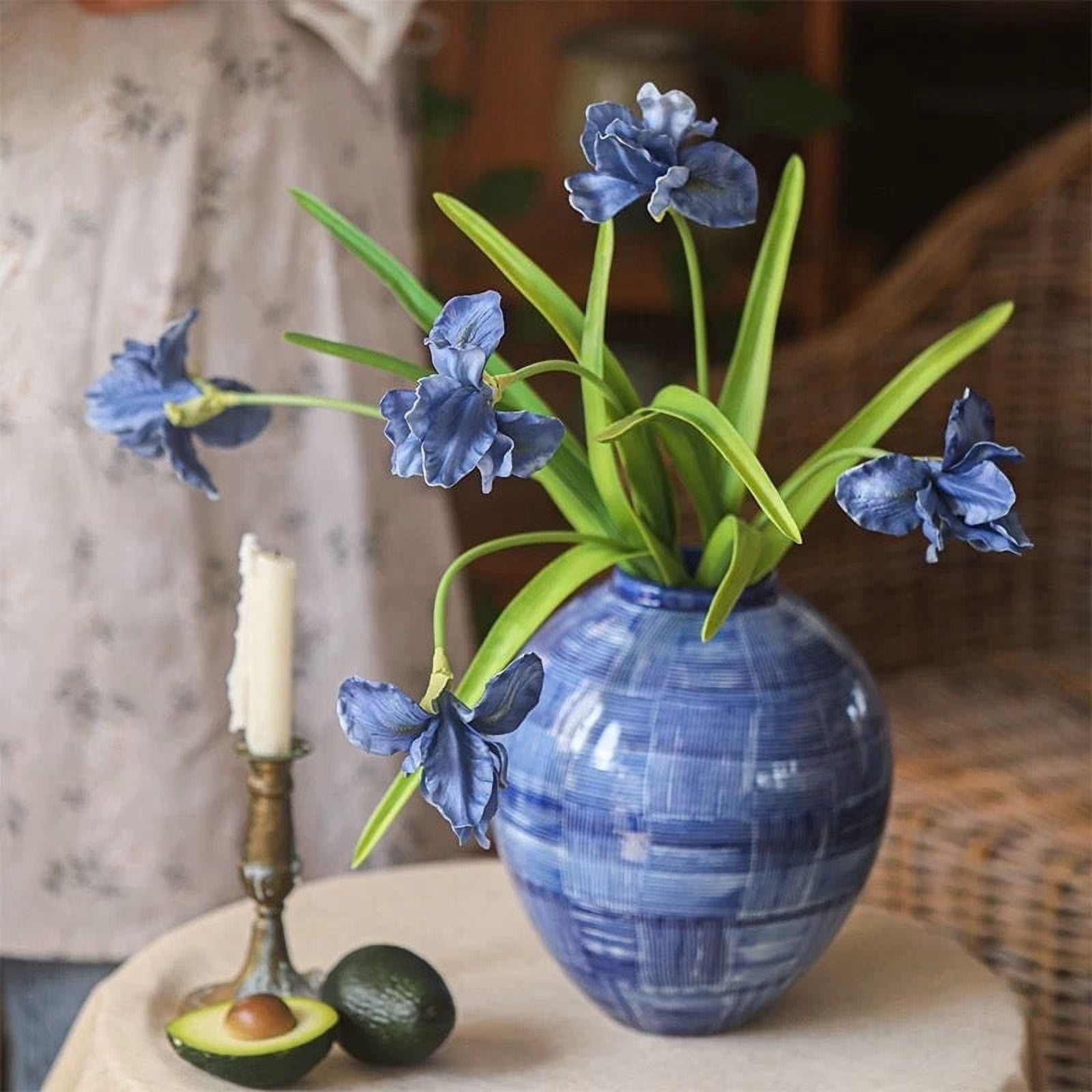 Silk Iris Flower 22" Tall - Walmart.com