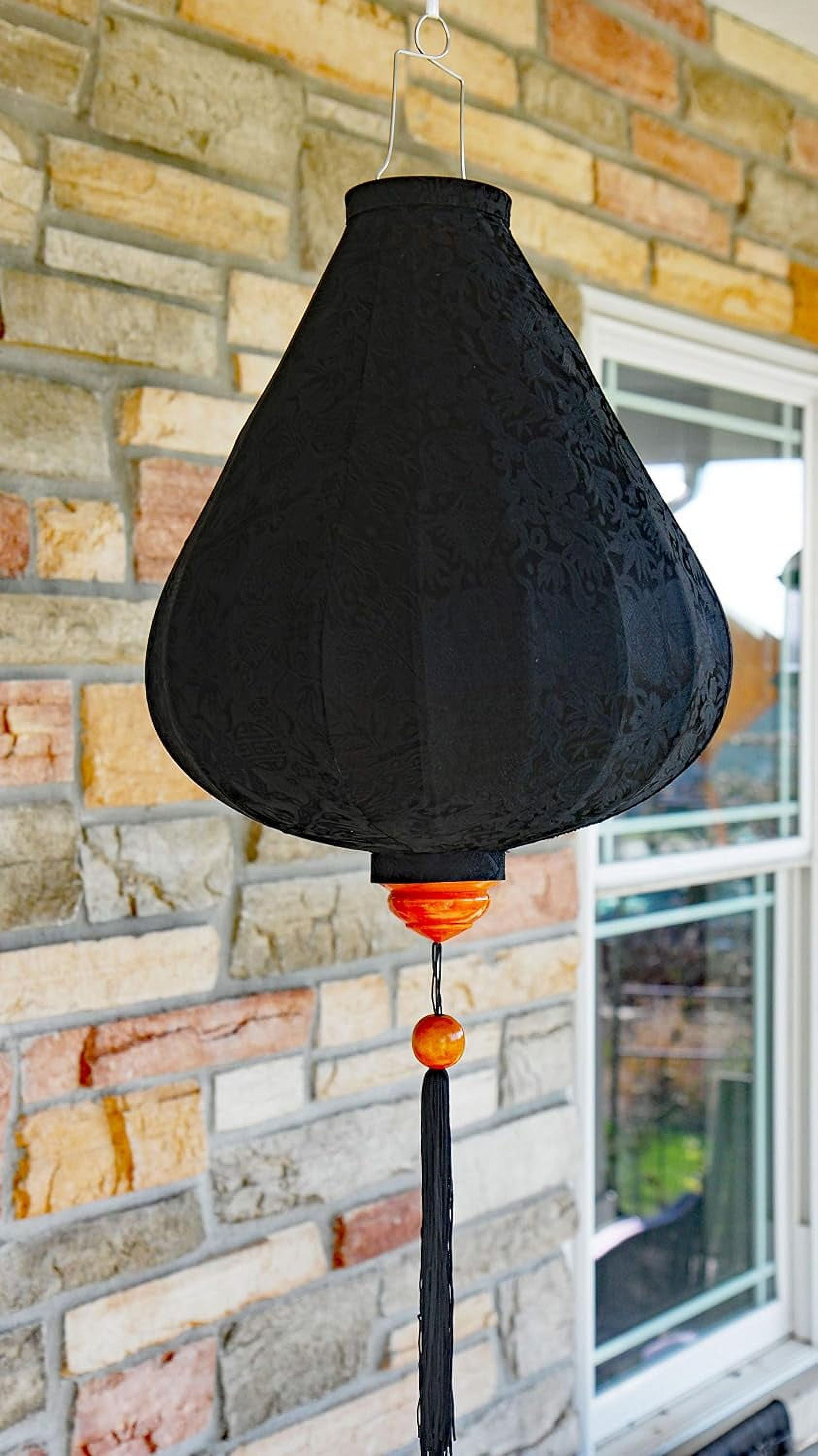 Silk Lantern- Large Tear Drop (Black) - Walmart.com