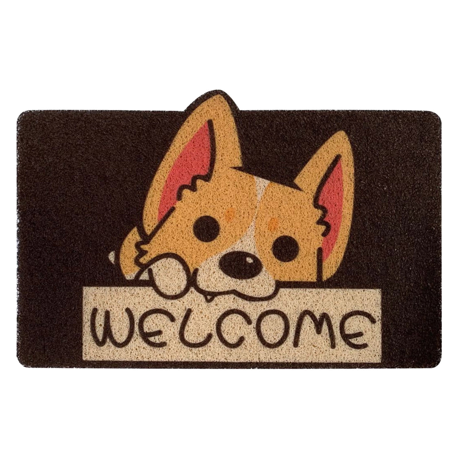 Silk-Look Entrance Mat, Water-Absorbent Door Mat, Easy-Cut Design, High ...
