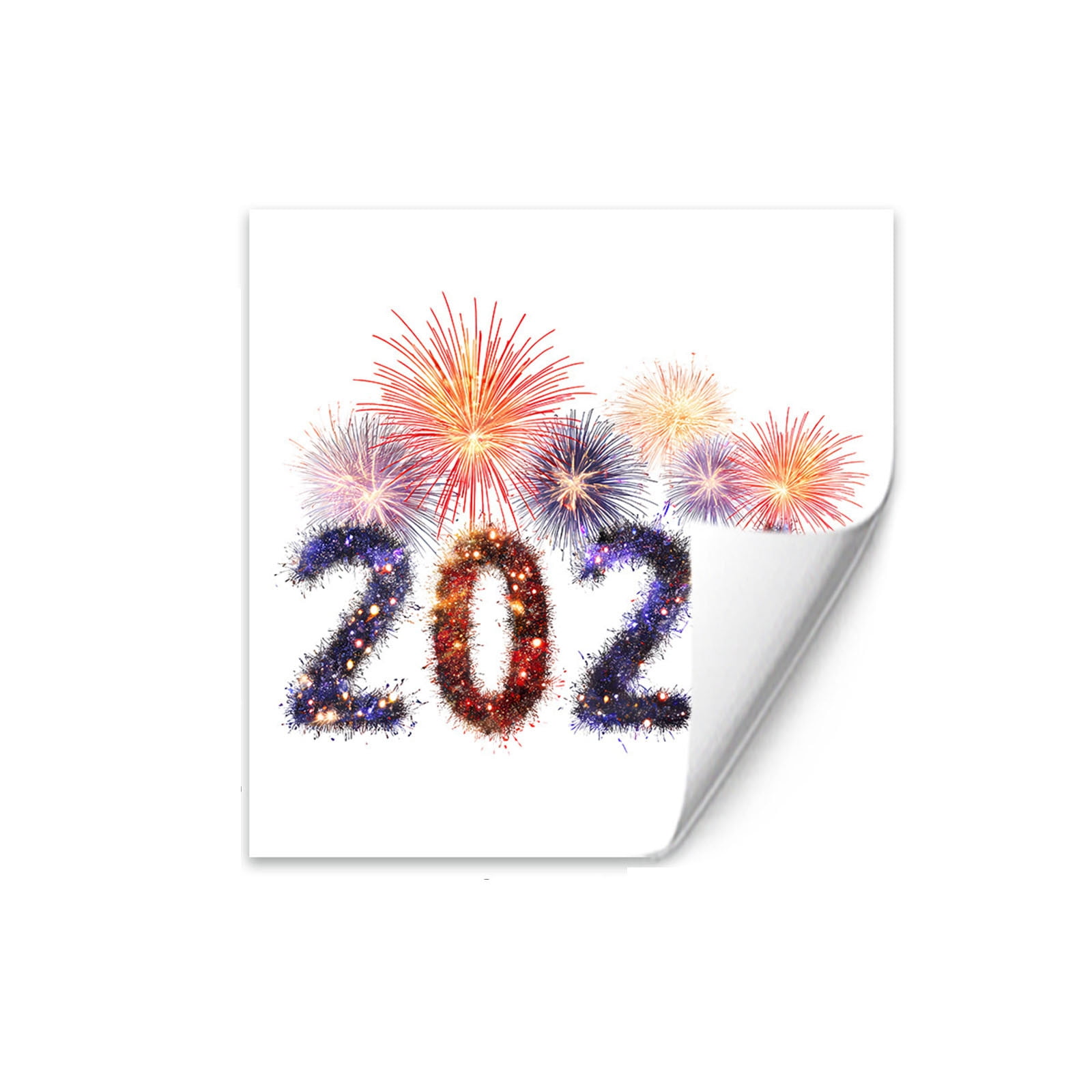 Silk Material Cling Christmas Decor, Removable PVC Stickers for ...