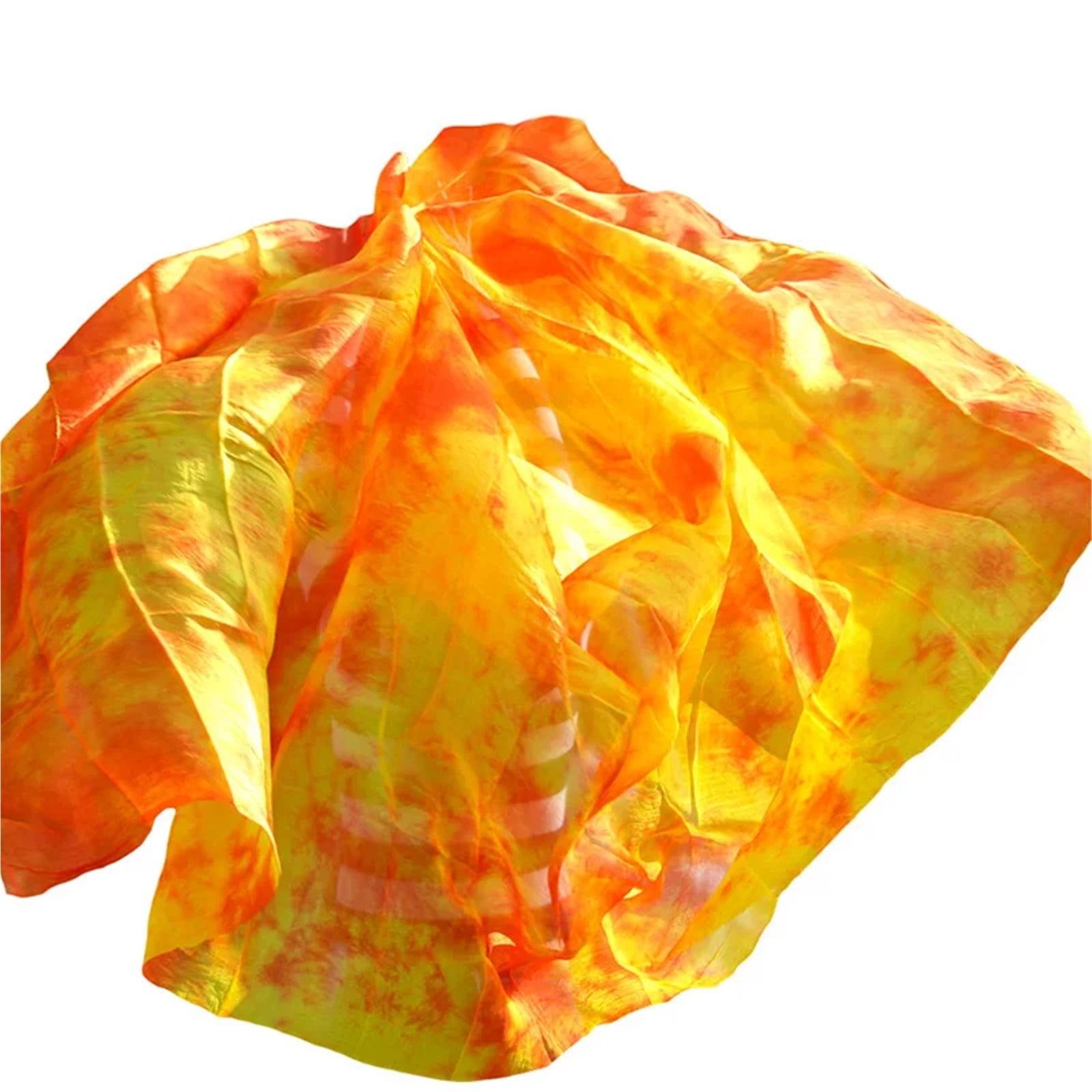 Silk Performance Dance Solid Color Light Texture Veil Shawls Belly ...