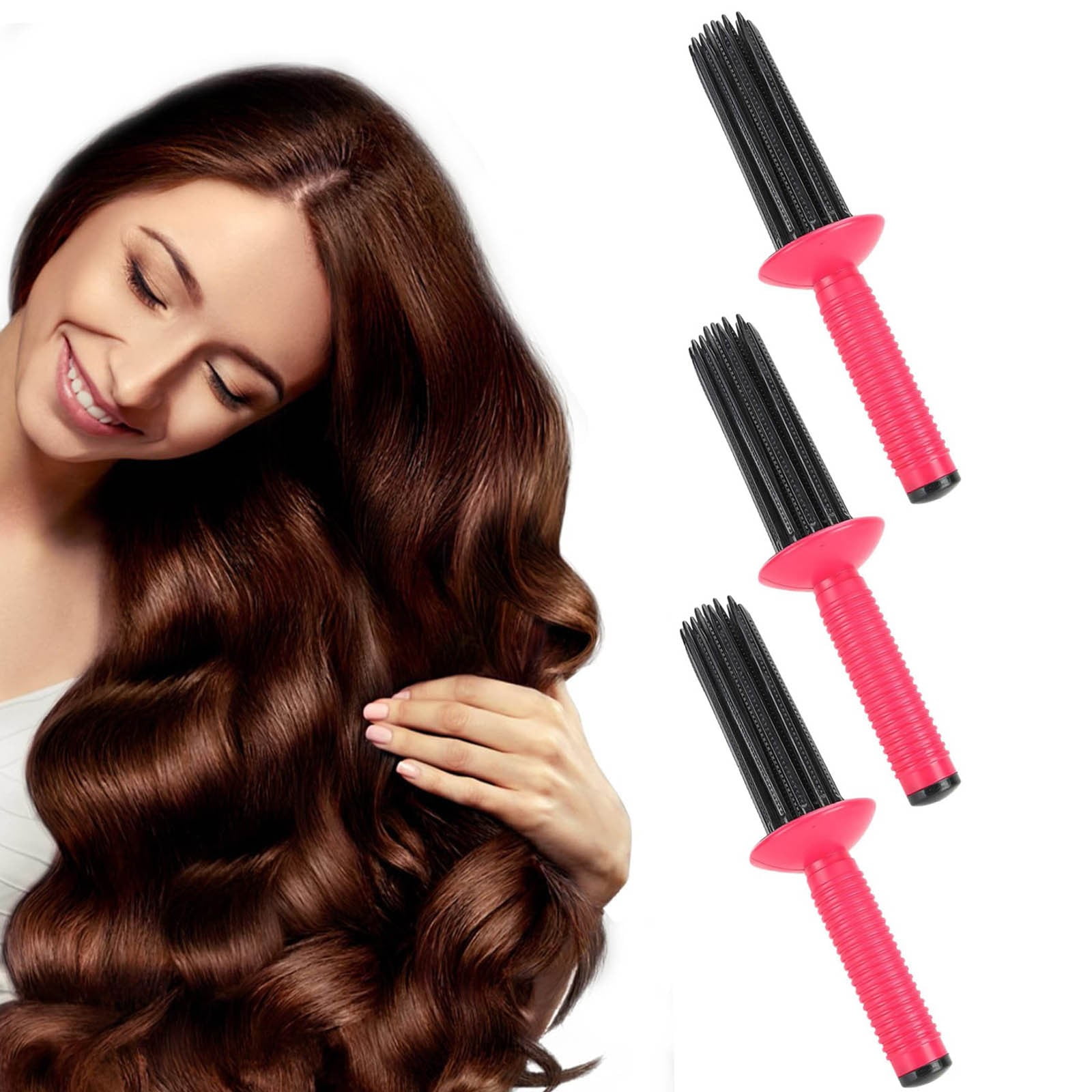 Silk Products for Blow Out Brush Beach Curling Wand for Long Hair Beard ...