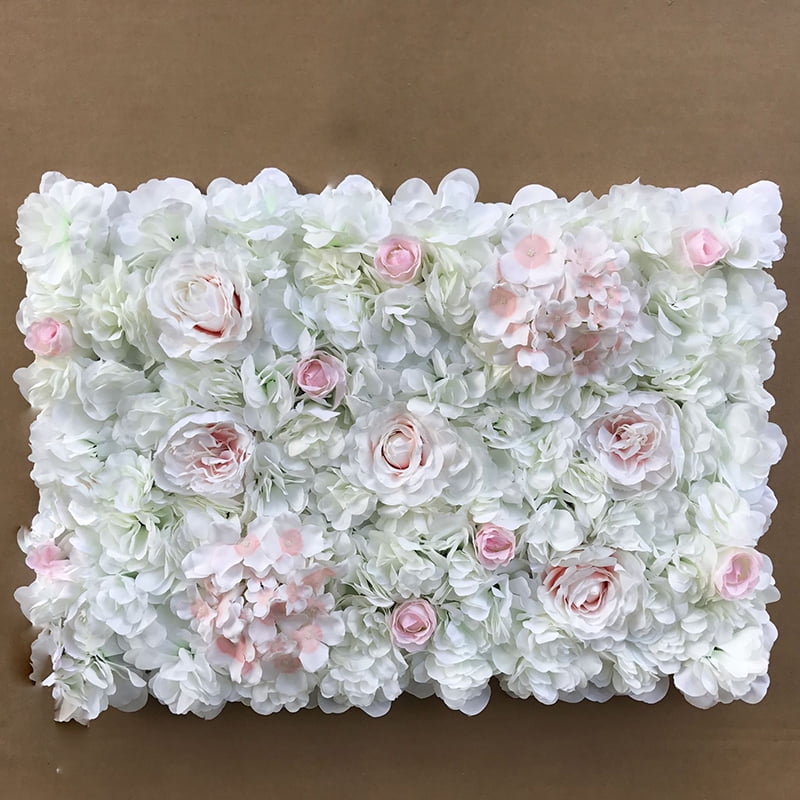 Silk Rose Backdrop Flowers Wall Wedding Decoration customized ...