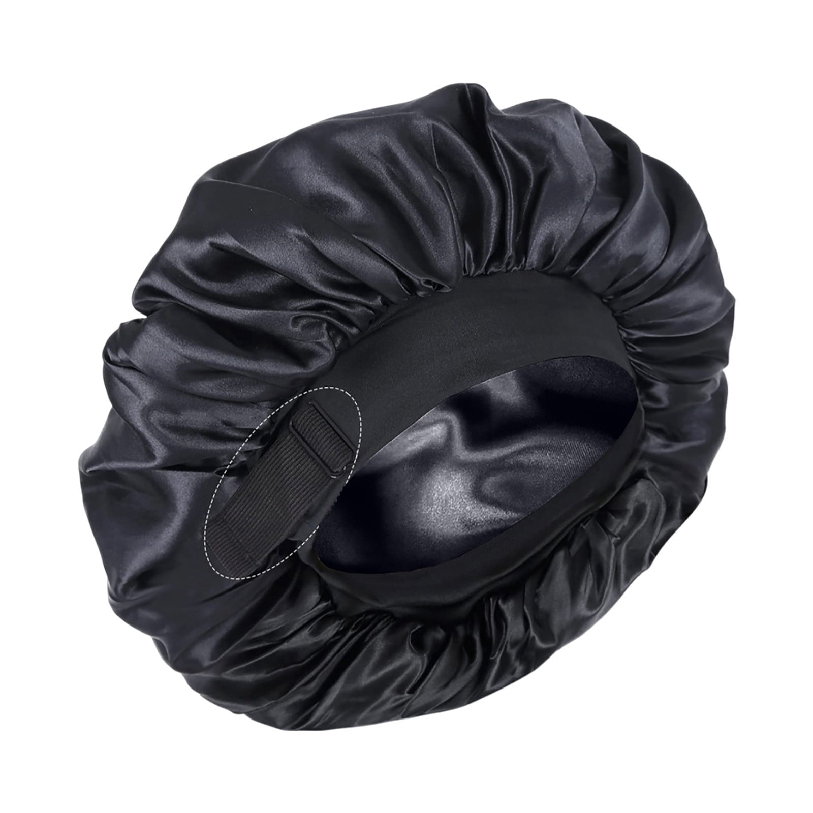 Double Layer Silk Bonnet for Sleeping Adjustable Hair Bonnet for Curly ...