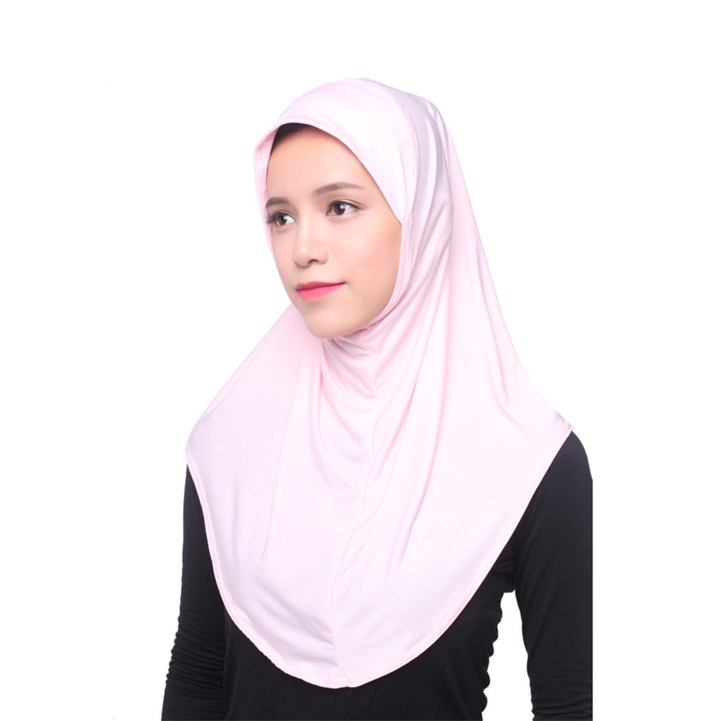 Silk Scarves for Women Muslim Women Inner Hijab Headscarf Cap Islamic ...
