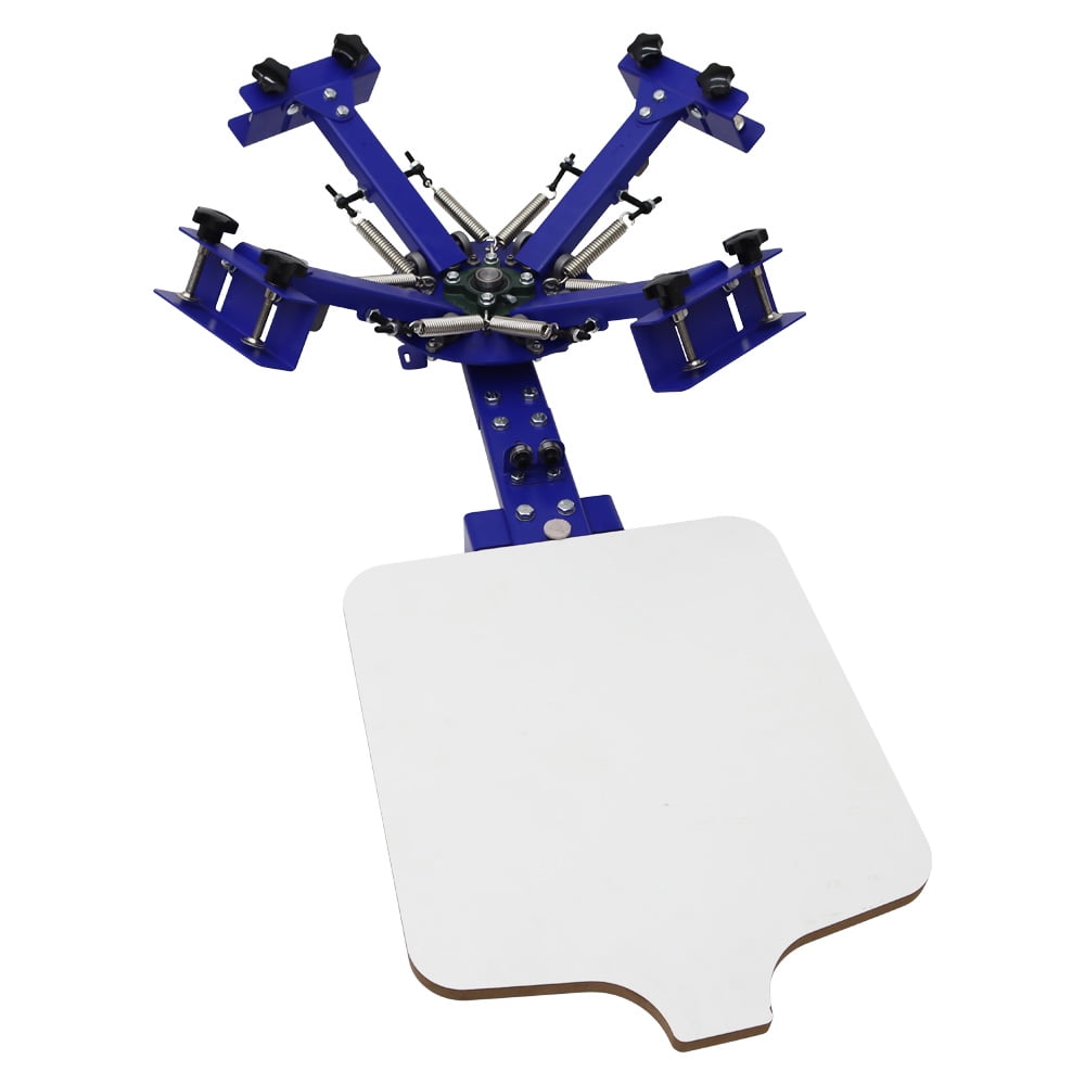 Silk Screen Printing Machine T-Shirt Screen Printing Press 4 Color 1 ...
