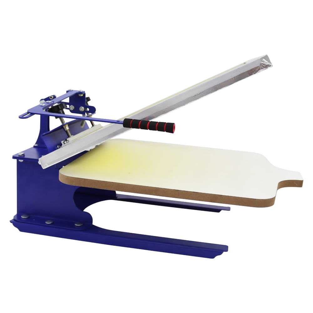 Silk Screen Printing Machine Table Type Simple Screen Printing Press 1 Color Cloths Printer DIY ...