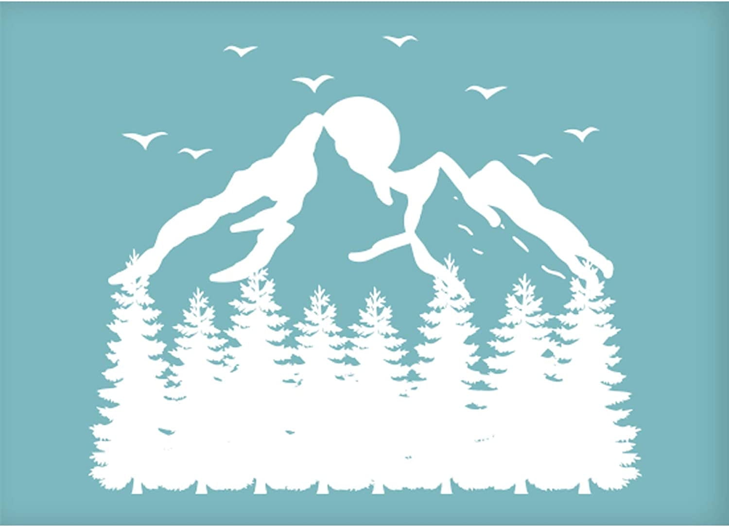 Silk Screen Printing Stencil Natural Theme Self-Adhesive Silk Screen ...