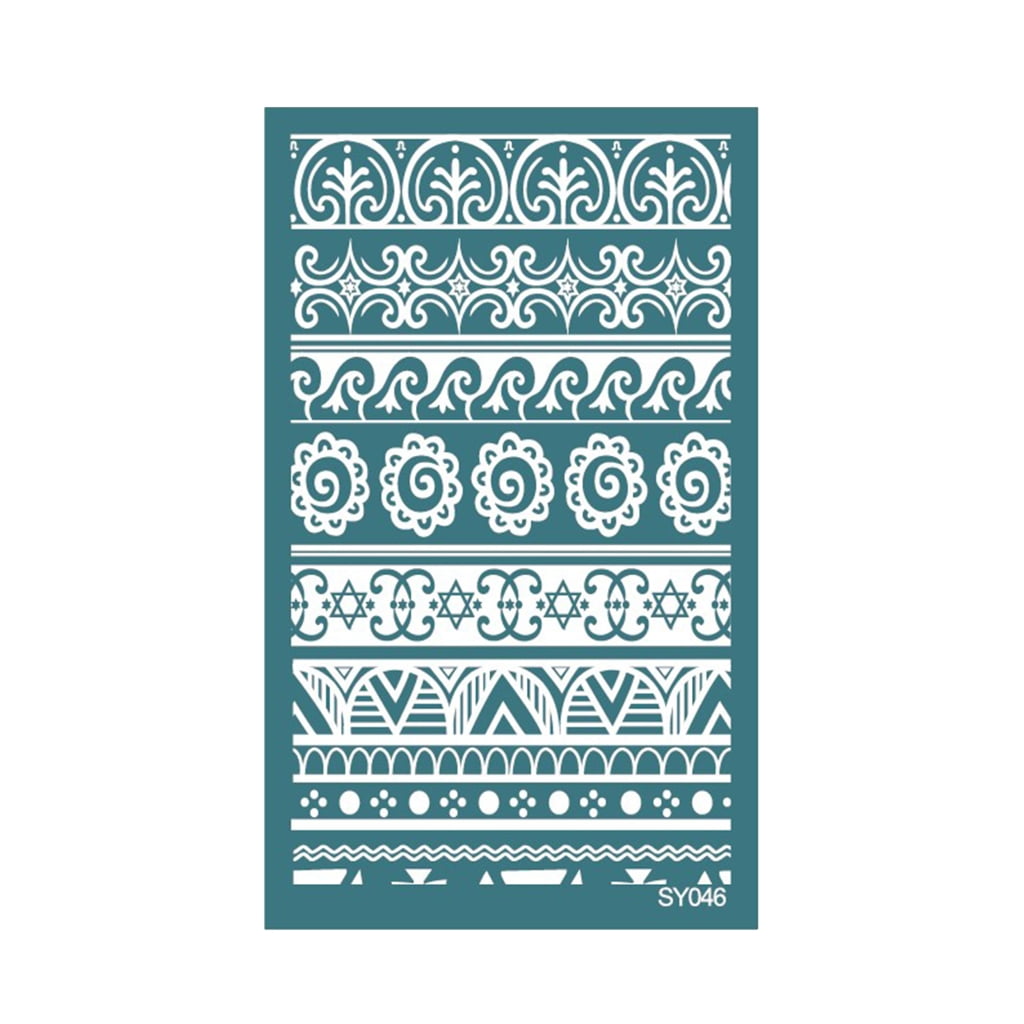 Silk Screen Stencil Geometric Transfer Mesh Stencils Printing ...