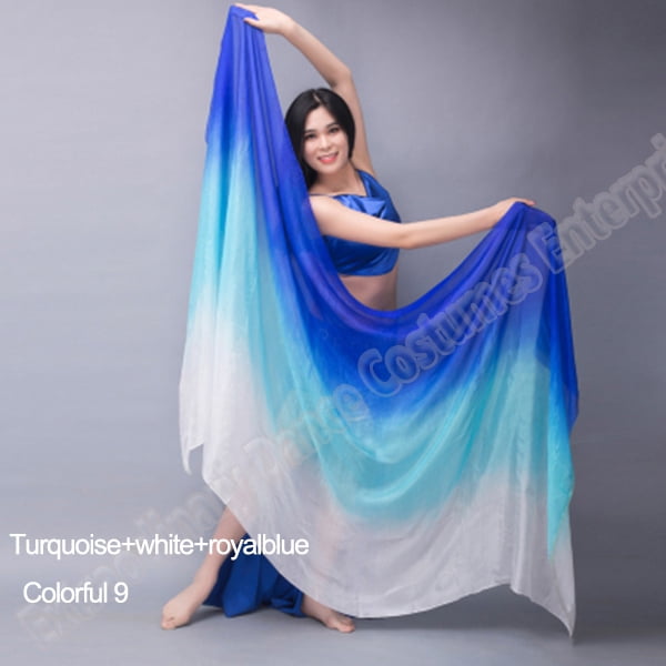 Silk Shawl for Belly Dancing Shawls Belly Dance Silk Veil Scarves Face ...