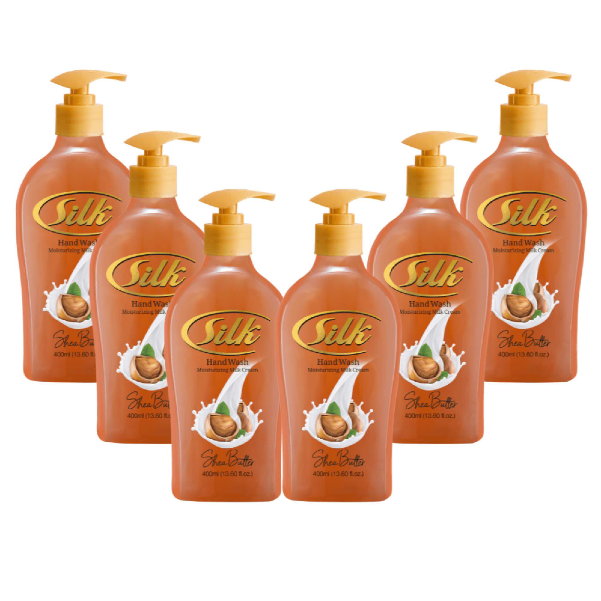Silk Shea Butter Moisturizing Antibacterial Hand Wash, Gentle pH ...
