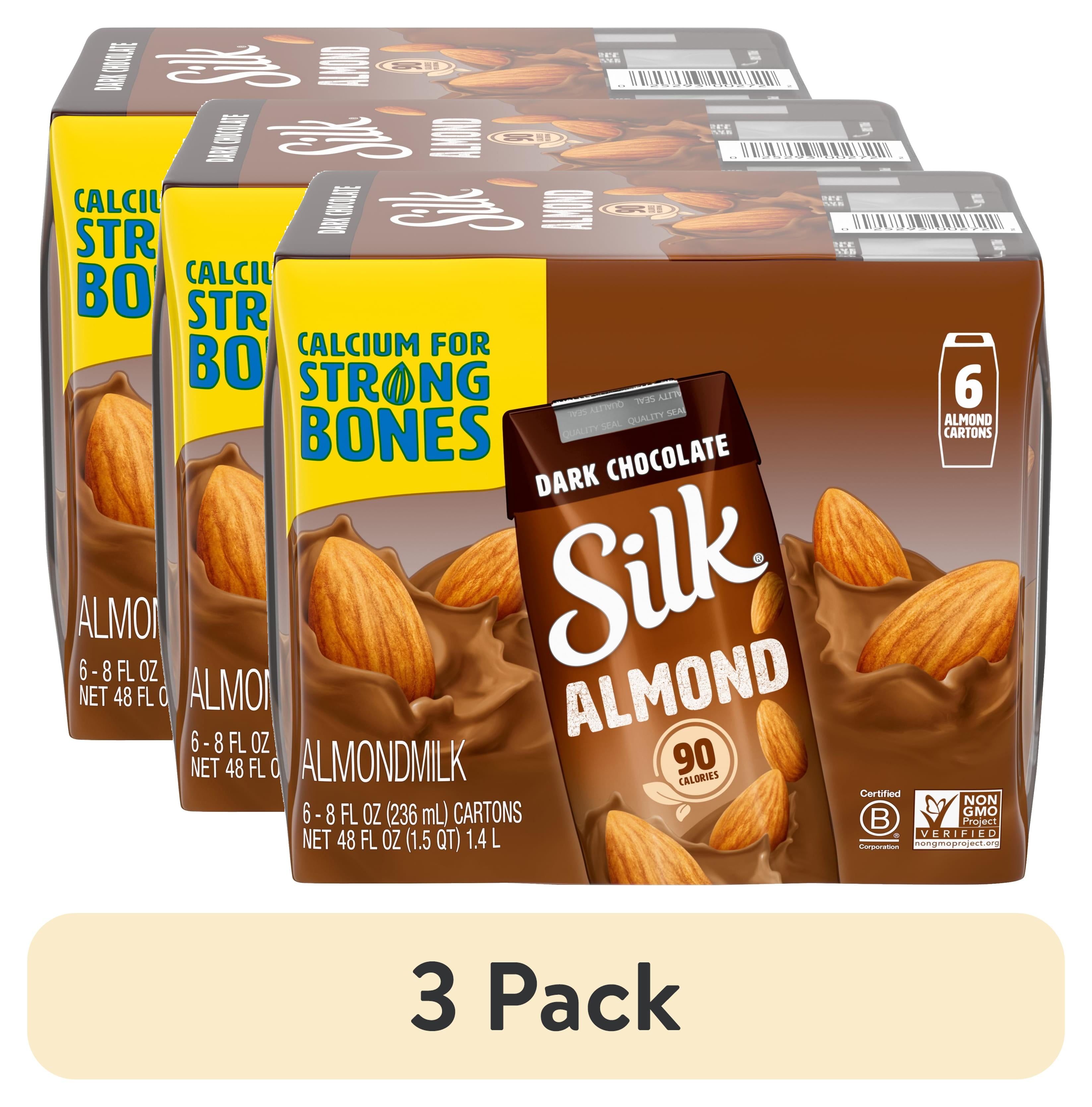 (3 pack) Silk Shelf Stable, Dairy Free, Lactose Free, Gluten Free, Dark ...