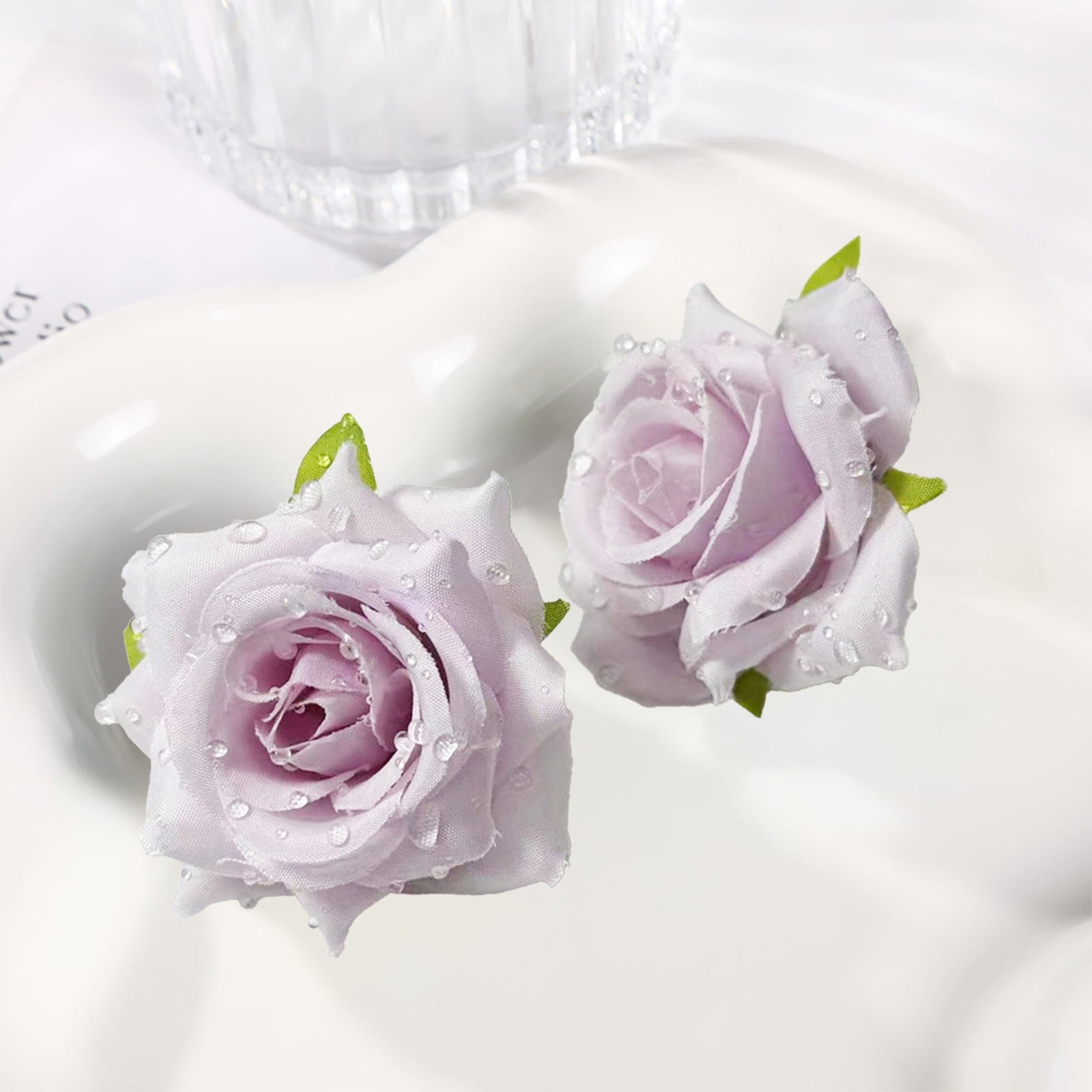 Silk Simulation Flower Heads | Realistic Cloth Fake Floral Decorations ...