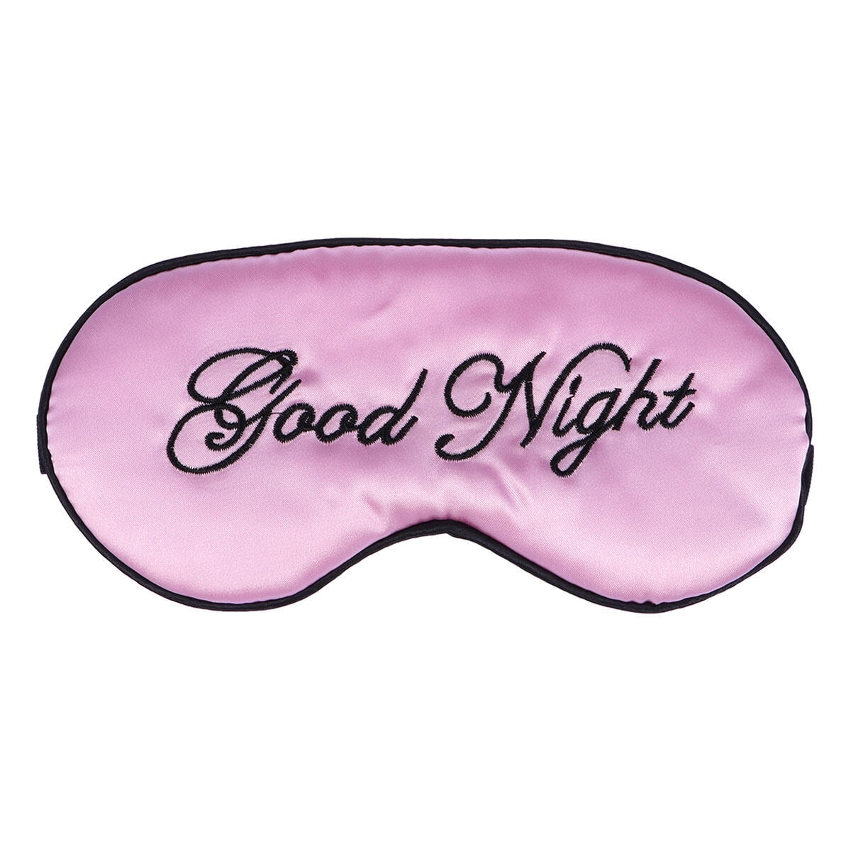 Silk Sleep Eye Mask Embroidery Eyeshade Large Blindfold Night Blinder ...